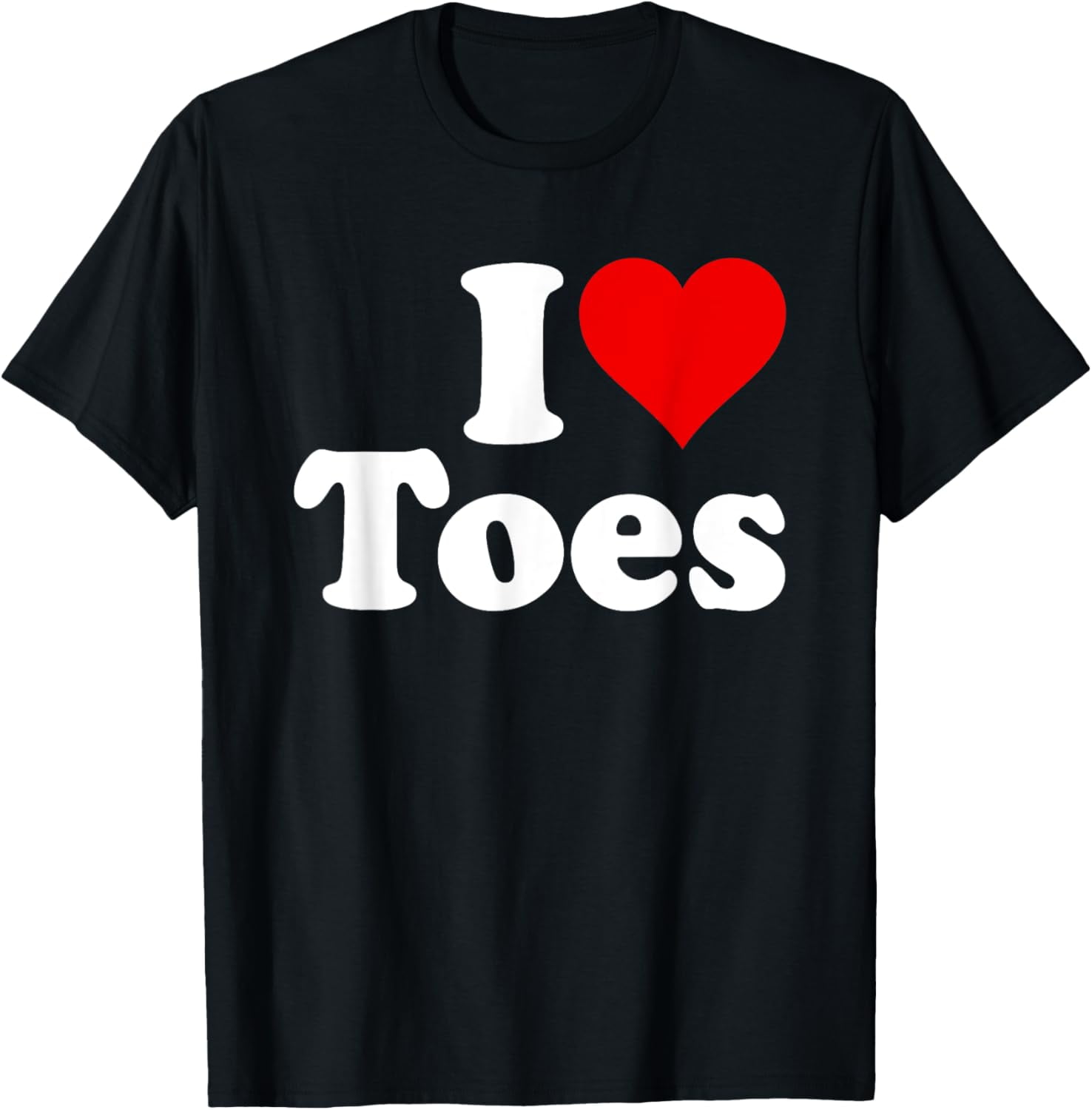men and women can wear，I HEART TOES I LOVE TOES Sexy Feet T-Shirt ...
