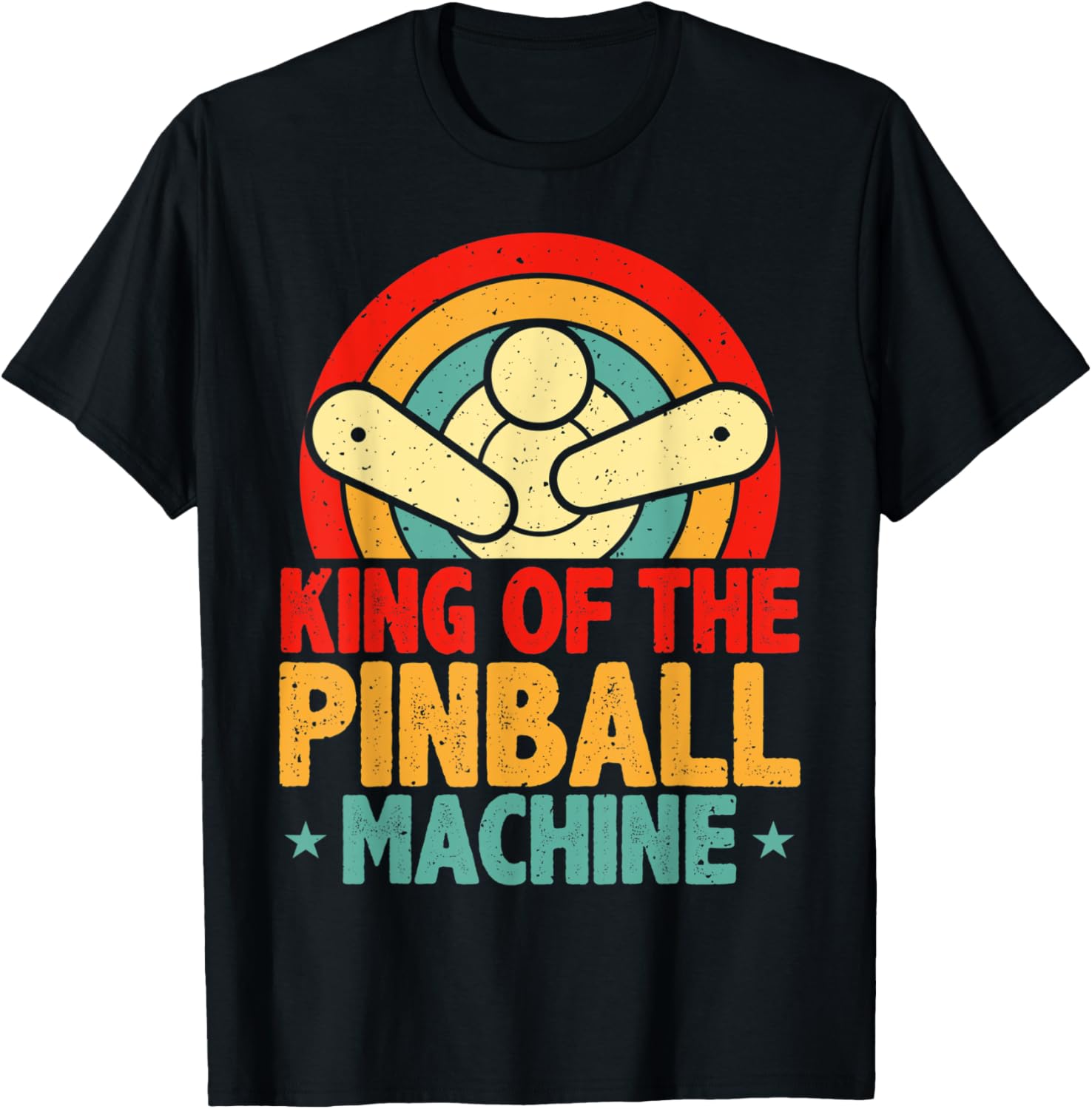 men and women can wear，King Of The Pinball Machine Arcade T-Shirt ...