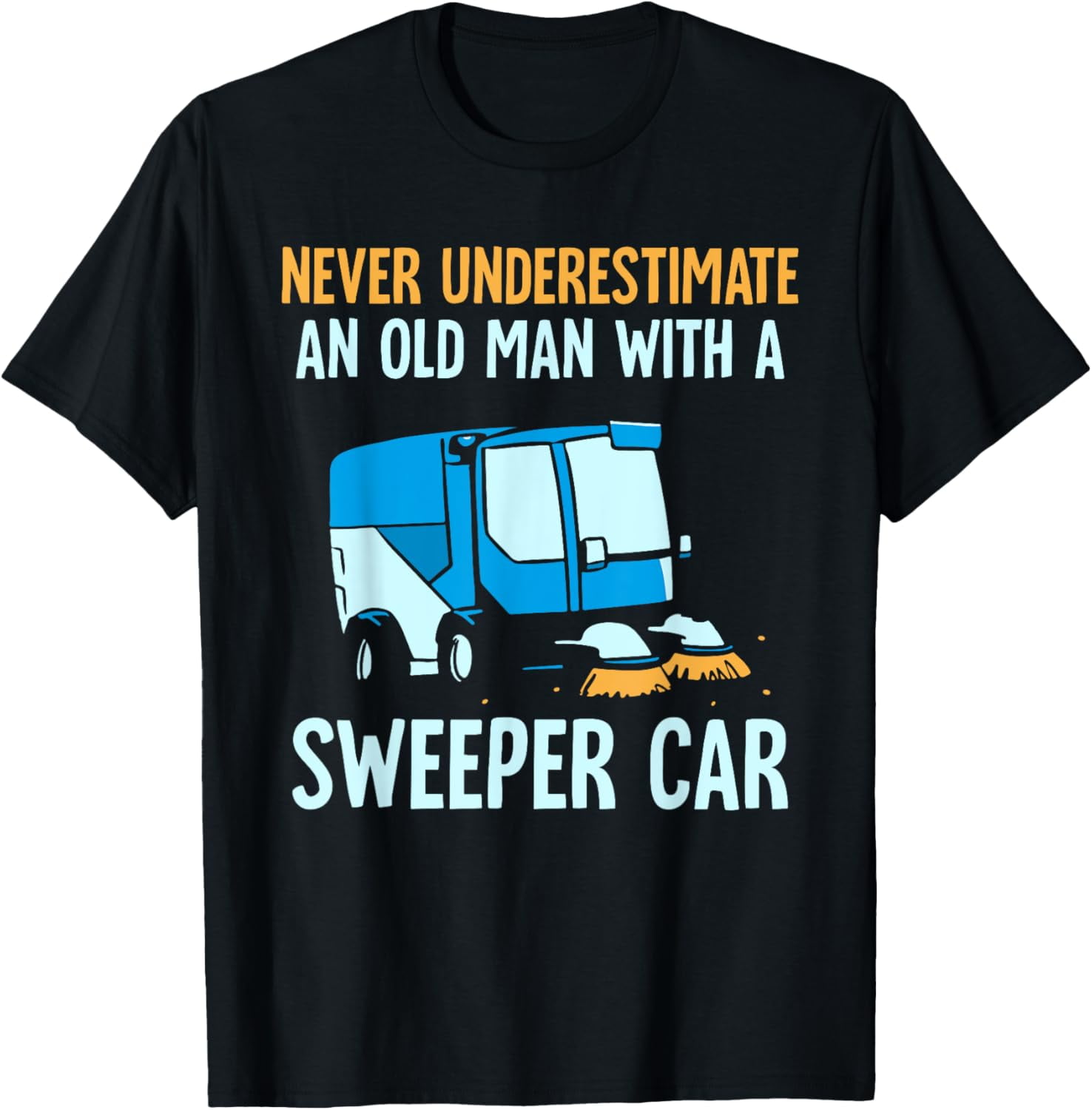 men and women can wear，Never underestimate an old man with a sweeper ...