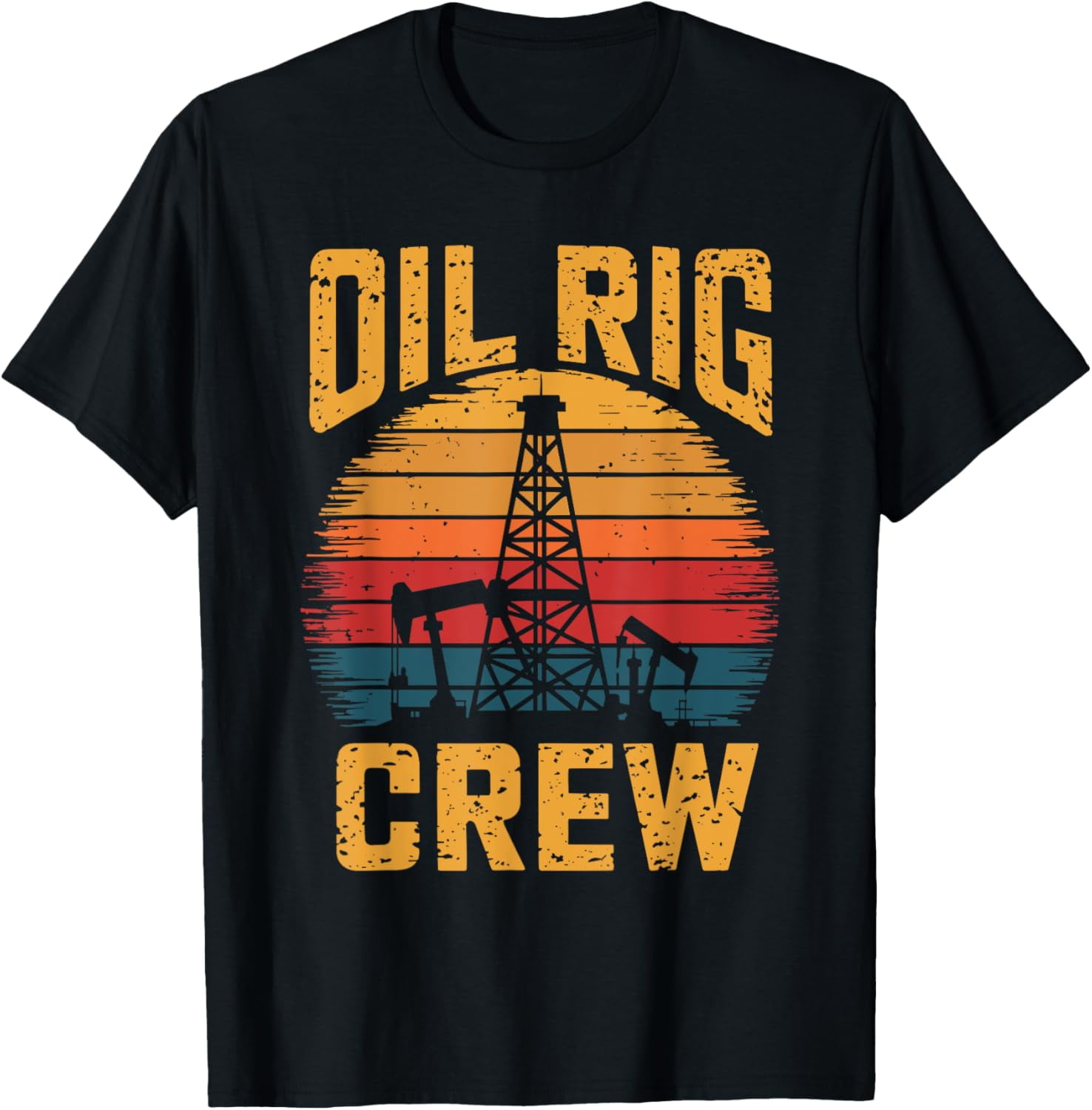 men and women can wear，Oil drilling Oil Rig Crew Retro Oilfield Worker ...