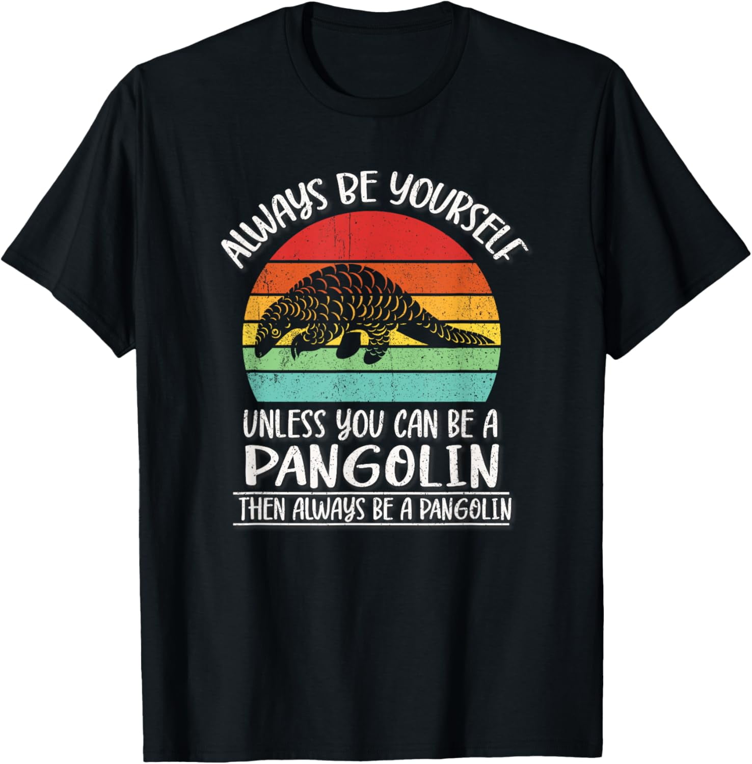 men and women can wear，Pangolin T-Shirt - Walmart.com