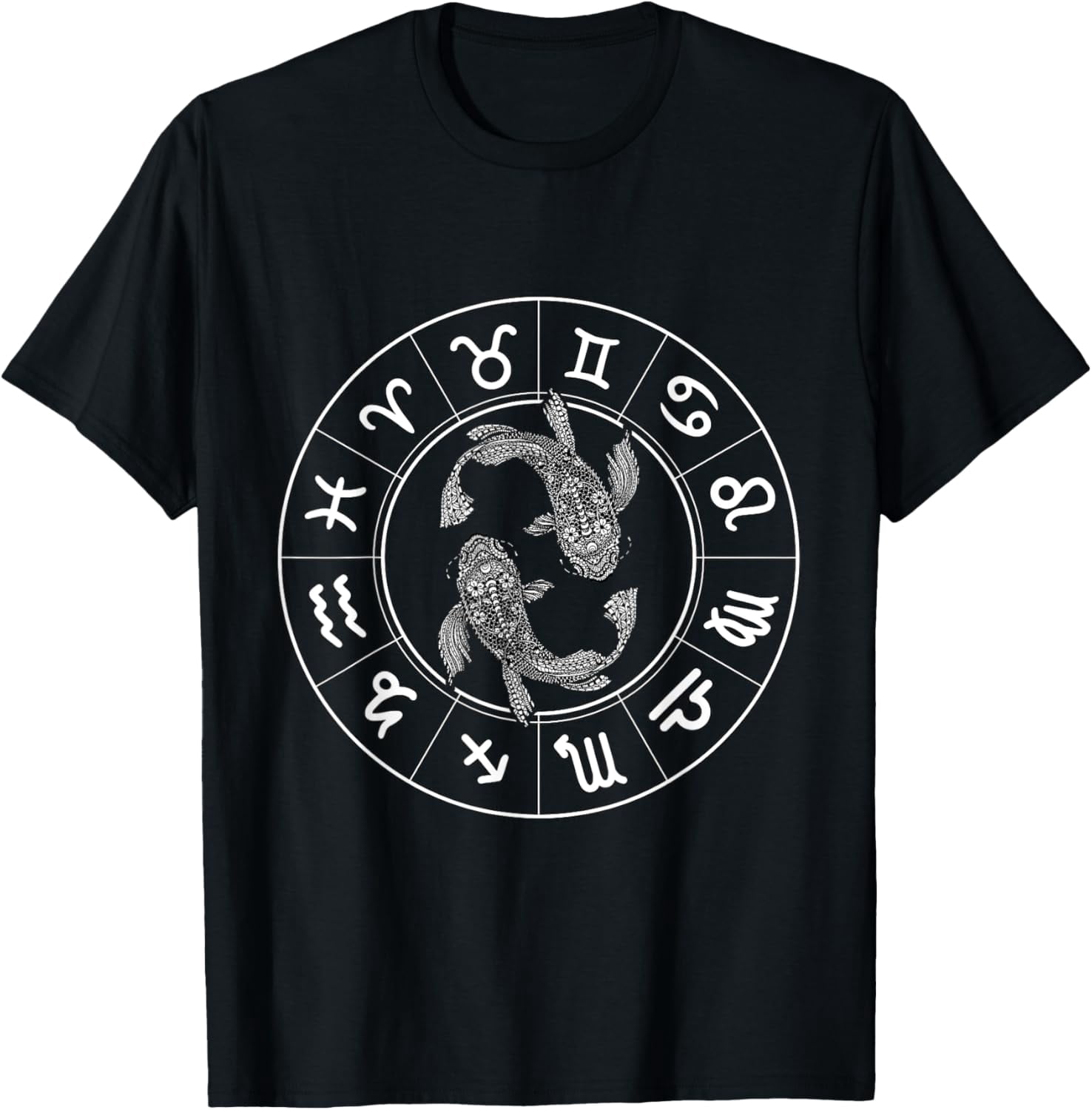 men and women can wear，Pisces Zodiac Sign T-Shirt - Walmart.com