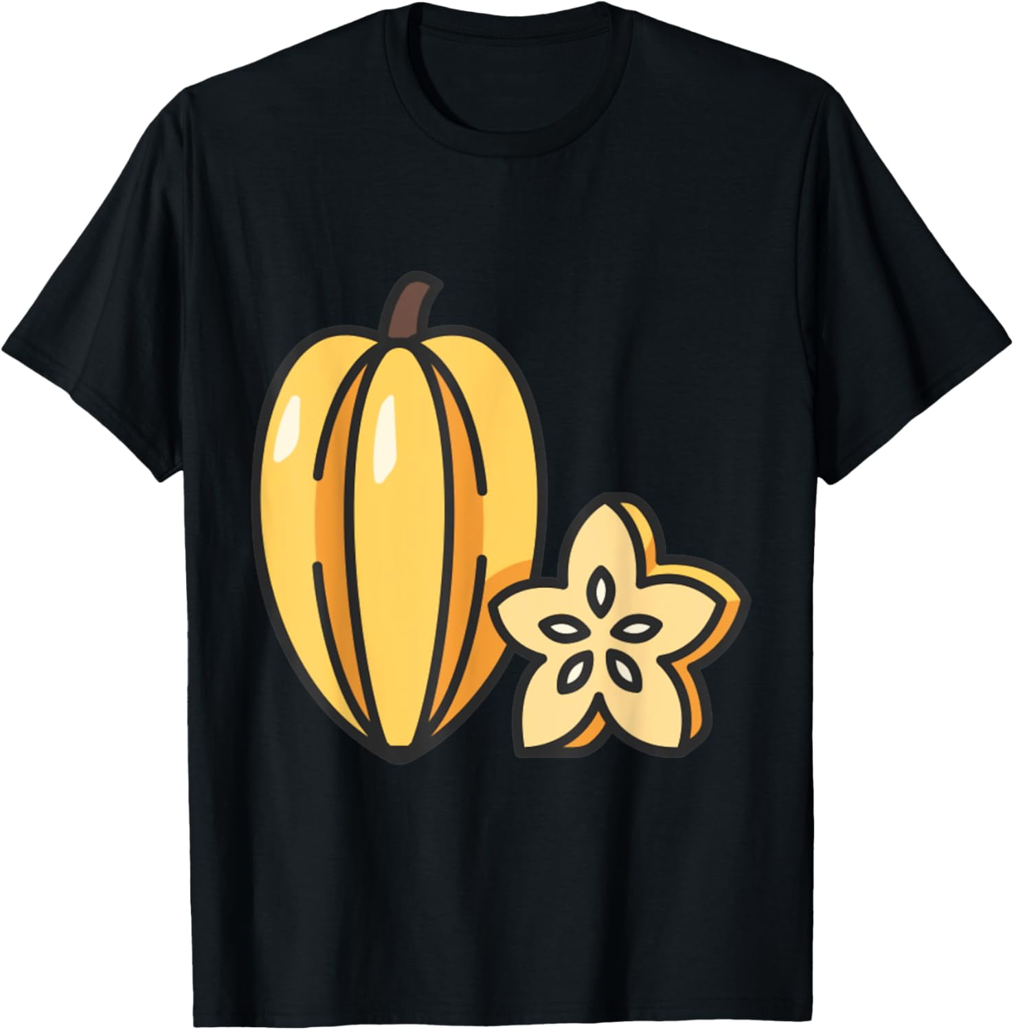 men and women can wear，Really Like Starfruit Star Fruit Carambola T ...