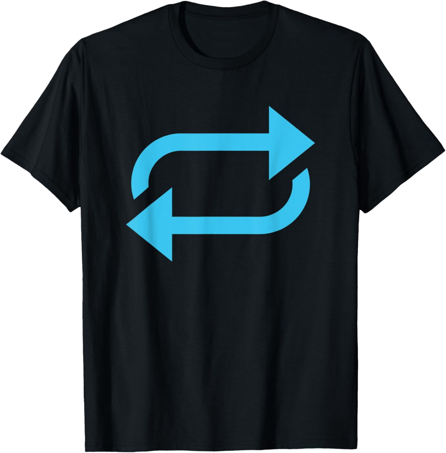 men and women can wear，Repeat Symbol Loop Symbol costume T-Shirt ...
