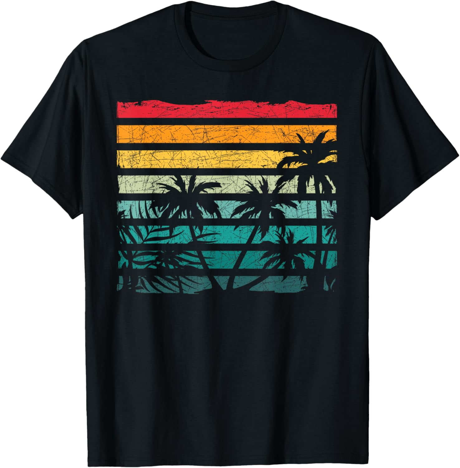 men and women can wear，Retro Coconut Palm Trees Beach Exotic Tropical ...