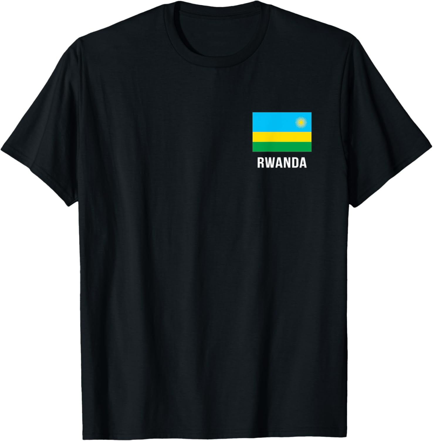 men and women can wear，Rwanda Flag Shirt | Rwandan T-Shirt - Walmart.com