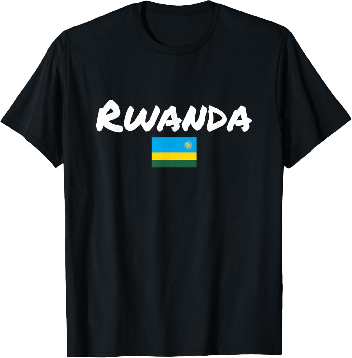 men and women can wear，Rwanda Rwandese Flag T-Shirt - Walmart.com