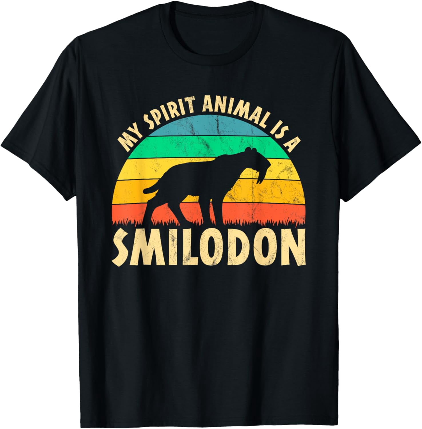 men and women can wear，Smilodon My Spirit Animal - Saber Toothed Tiger ...