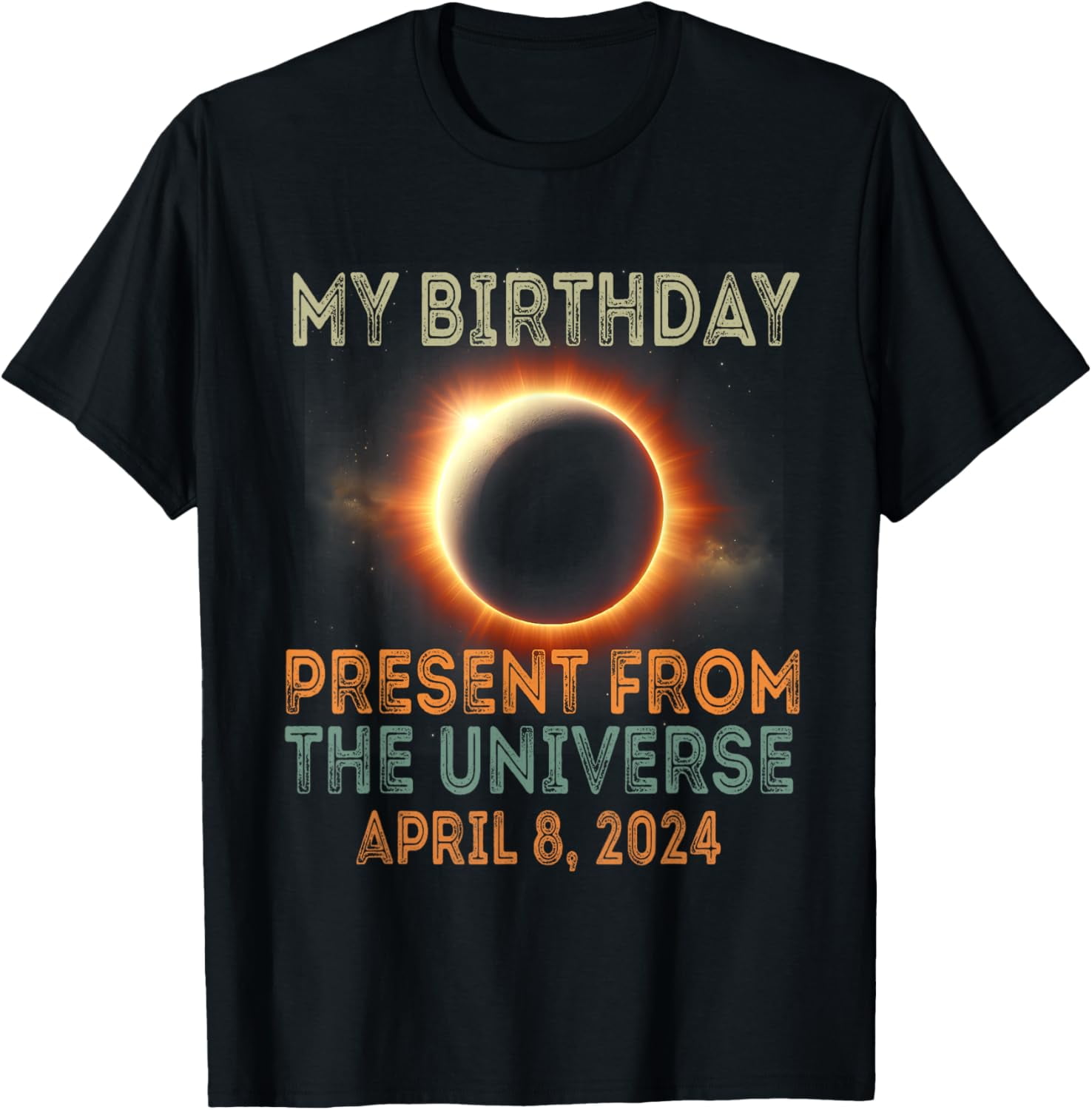 men and women can wear,Solar Eclipse 2024 Birthday Present 4.8.24 ...