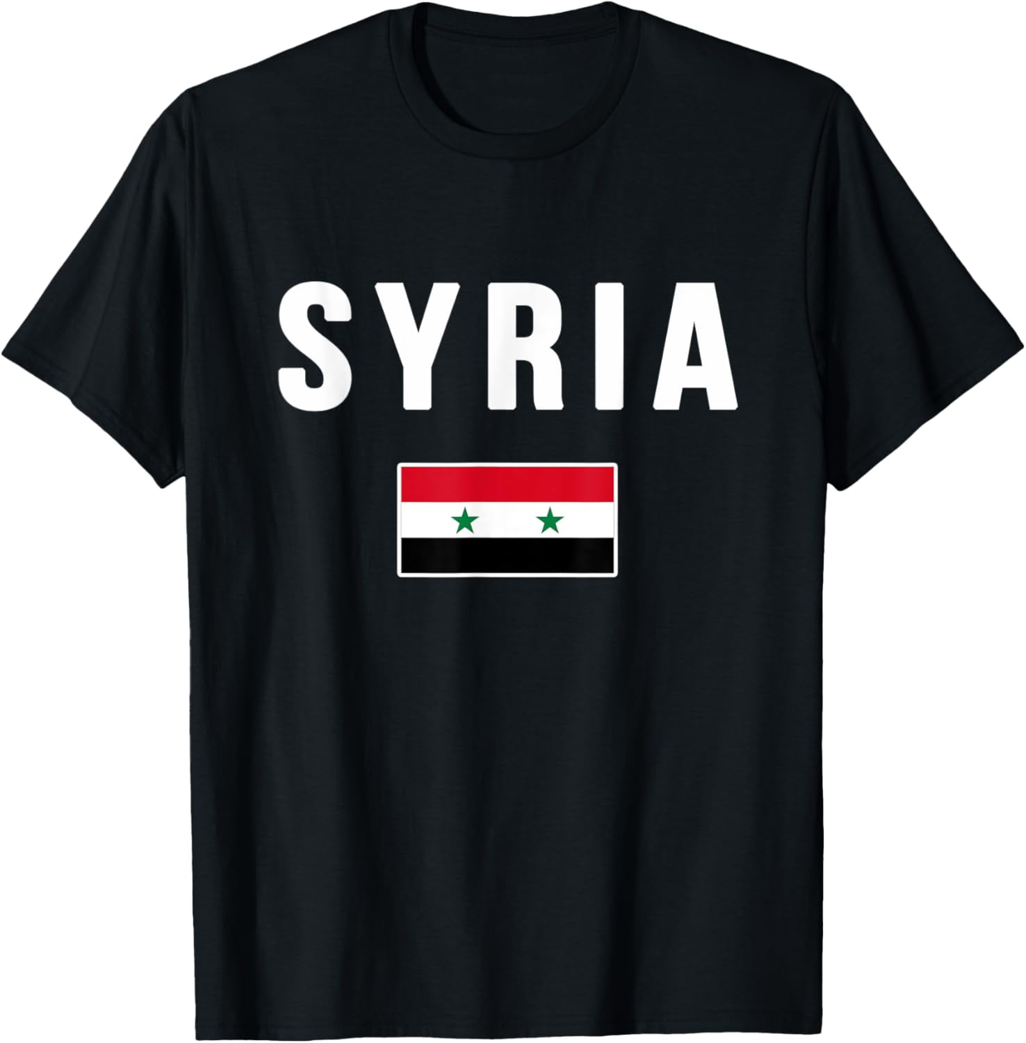 men and women can wear，Syria Syrian Flag T-Shirt - Walmart.com