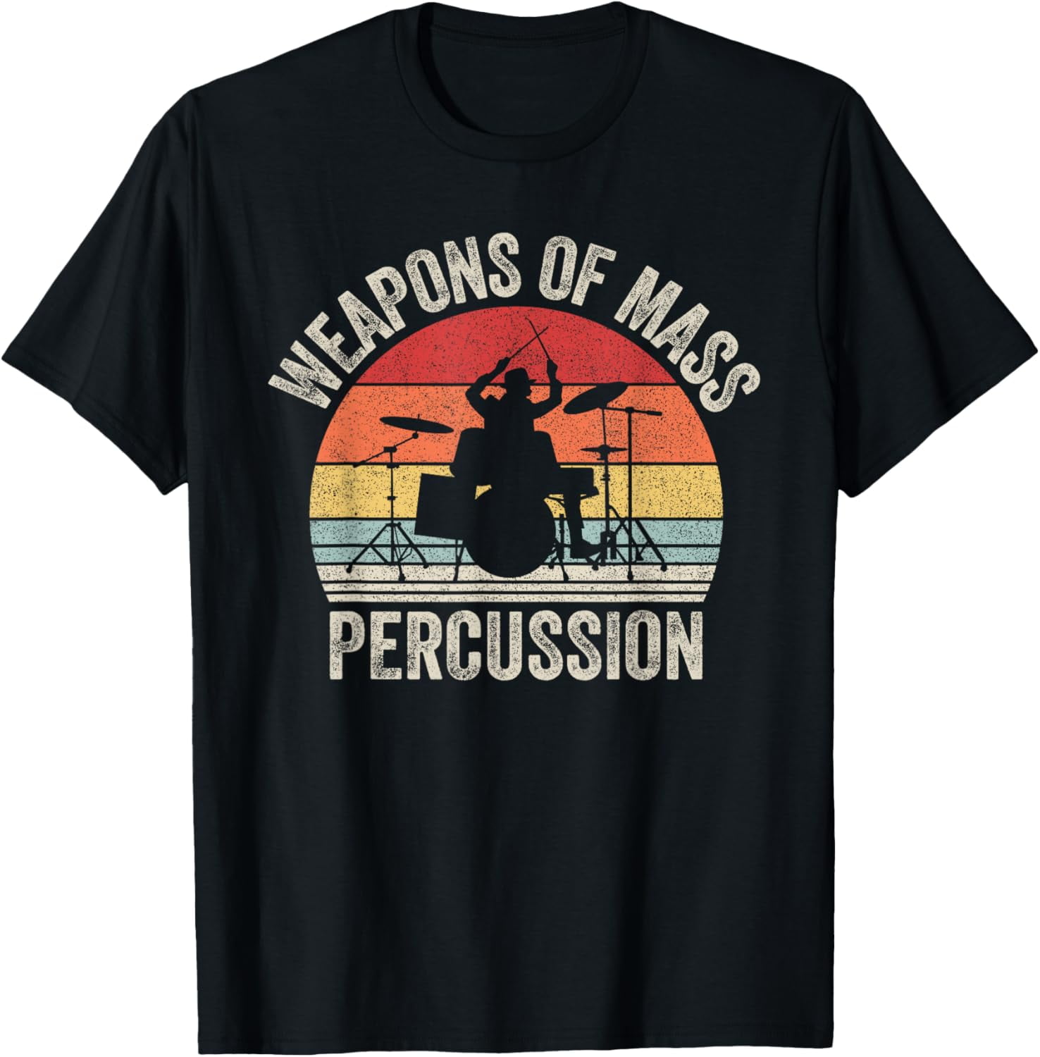 men and women can wear，Vintage Retro Weapons of Mass Percussion Drummer ...