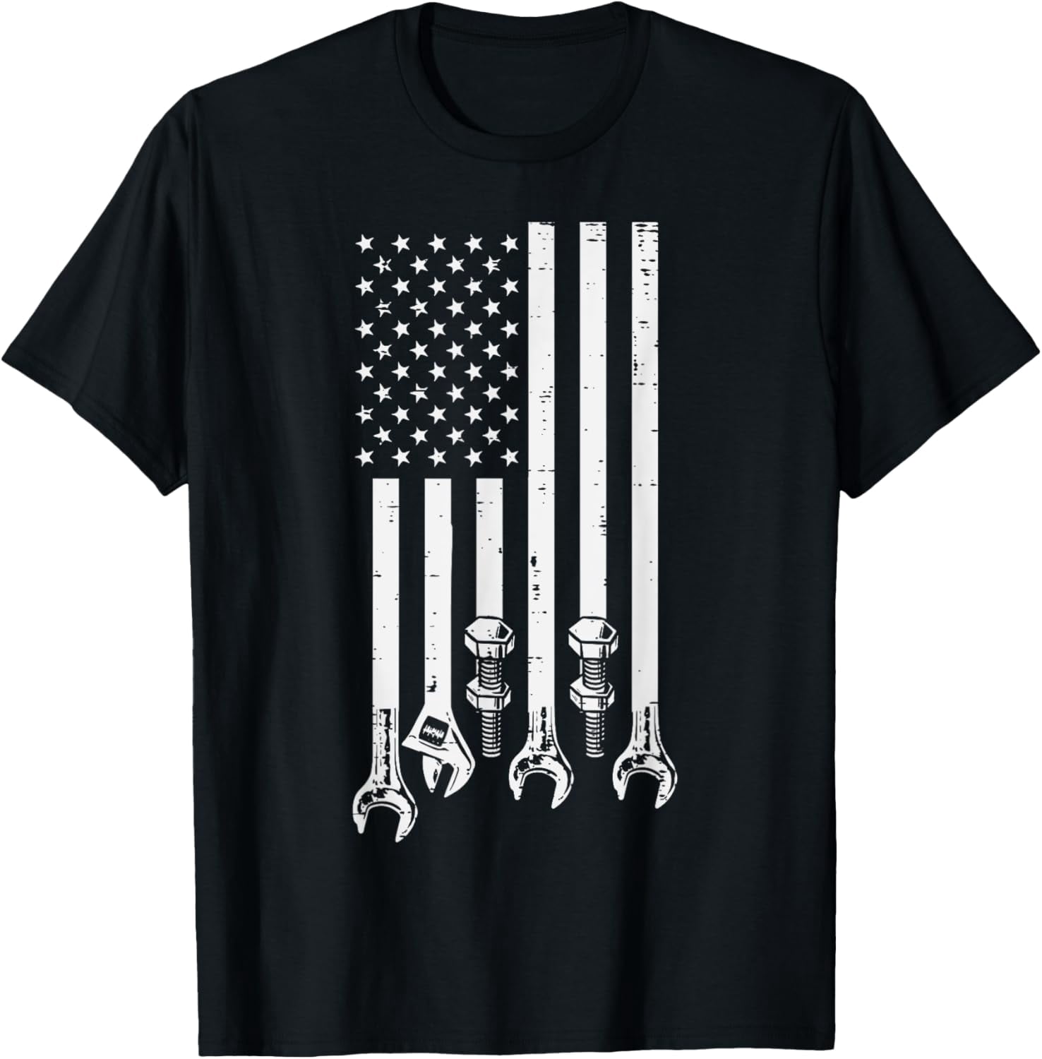 men and women can wear，Wrench USA American Flag Car Mechanic Garage ...