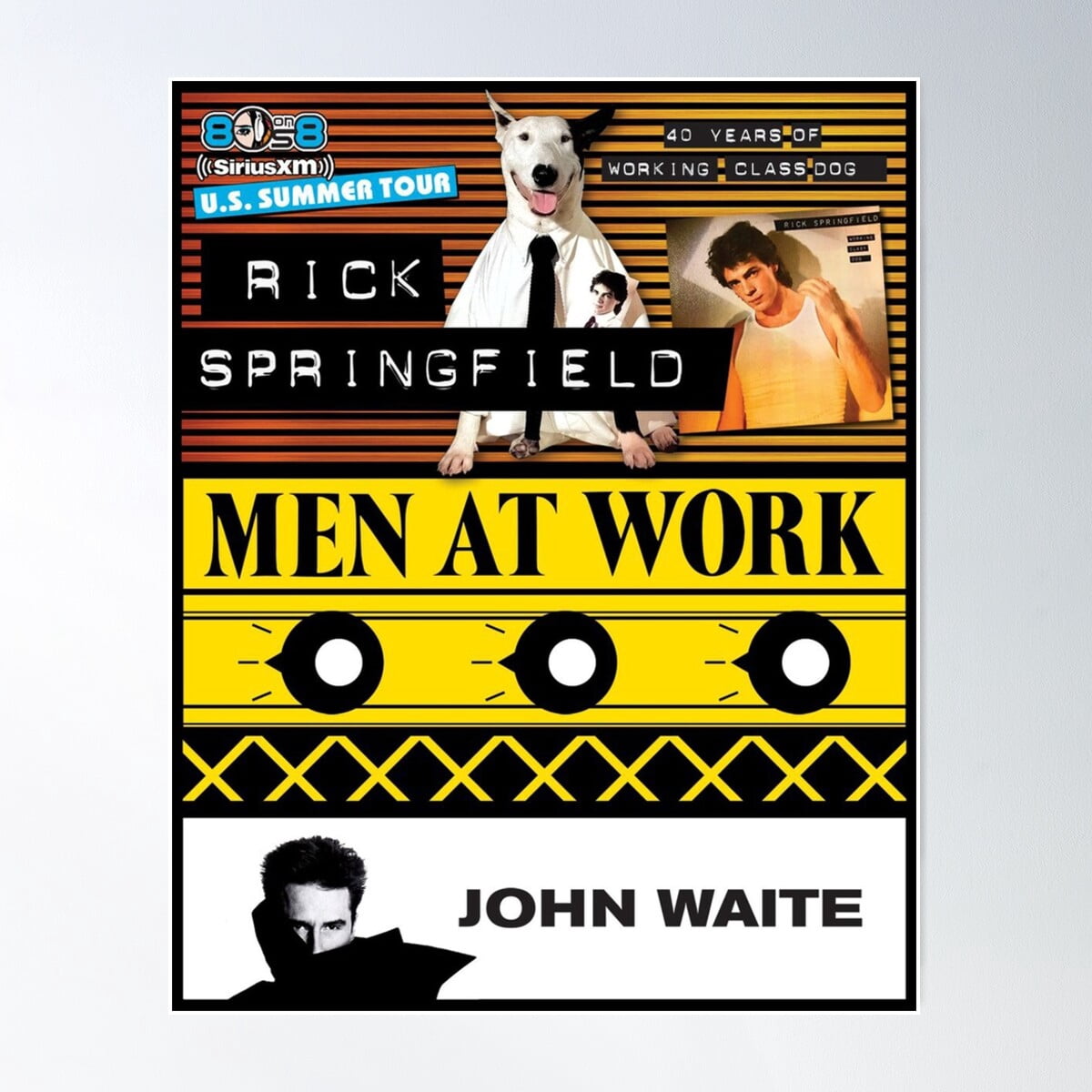 men at work of Rick 40 Years of Working Class Dog Springfield U.S. US ...