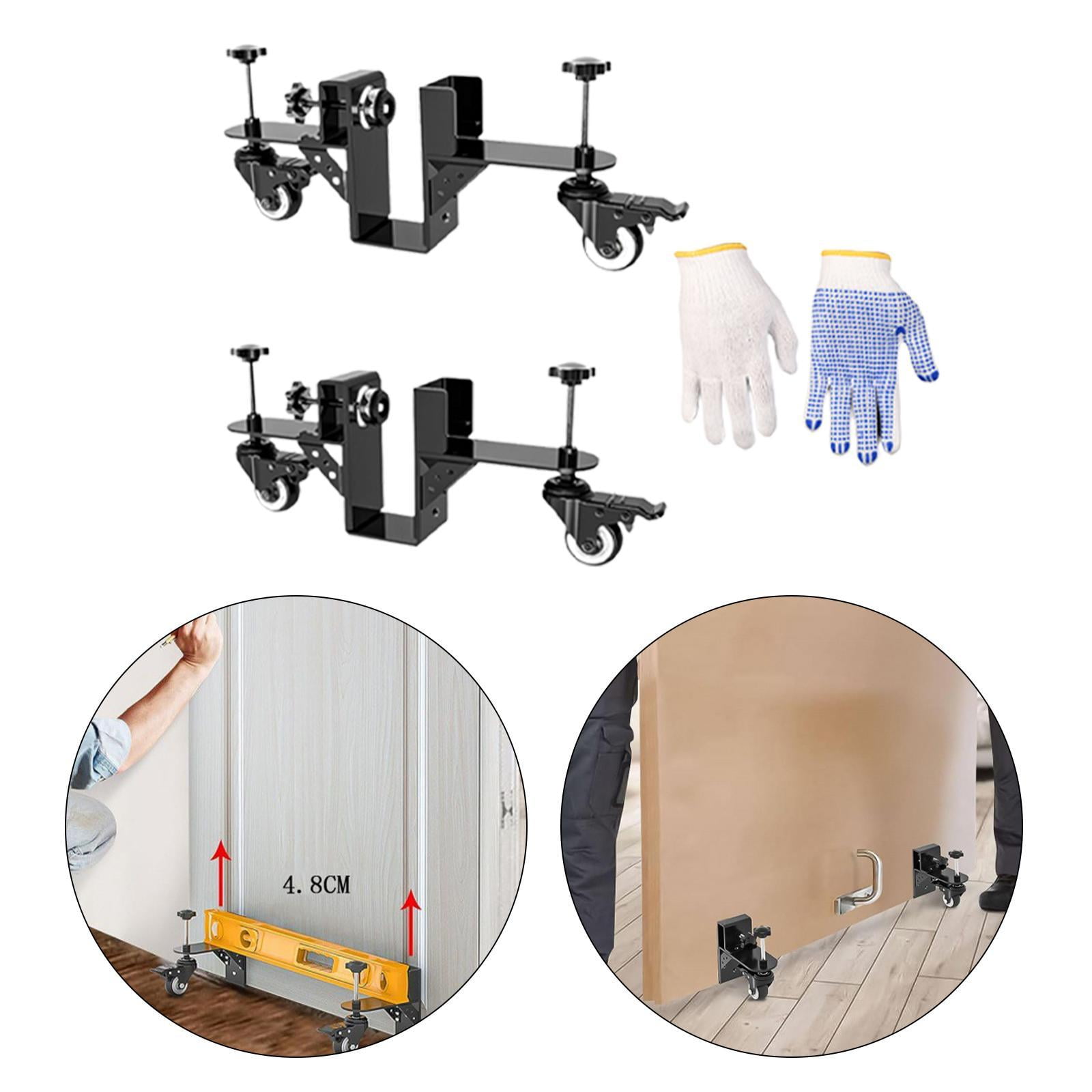 menolana 2Pcs Heavy Duty Door Board Dolly Door Installation Kit with ...