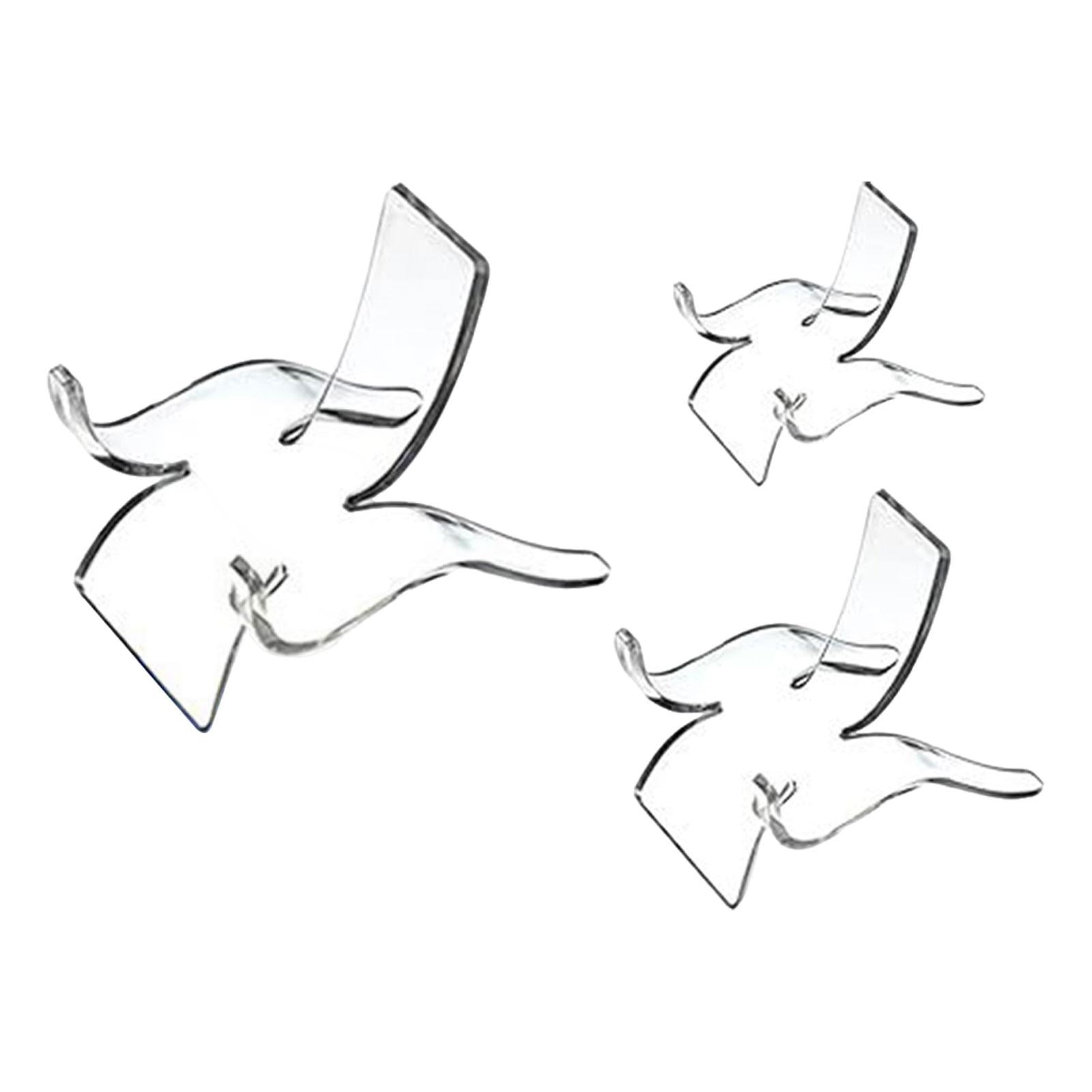 menolana 3 Pieces Acrylic Rock Display Stands for Displaying Office ...