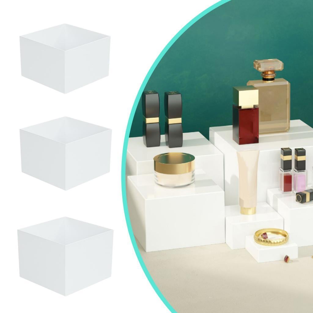 menolana 3Pcs Acrylic Boxes for Food Display Display Stands Square 5 ...