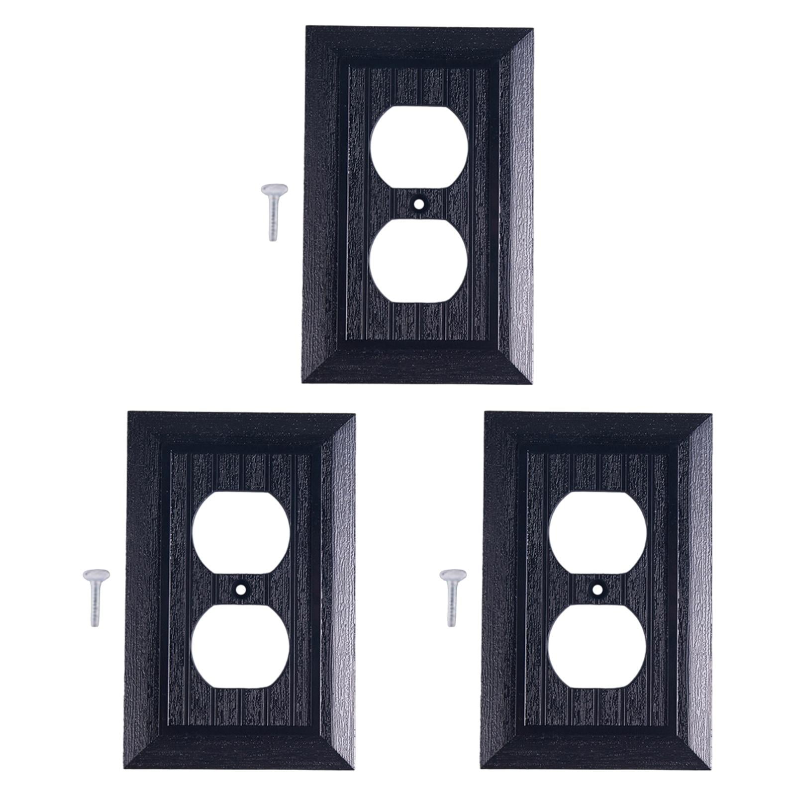menolana 3Pcs Electrical Outlet Covers Wall Plates Sturdy Easy ...