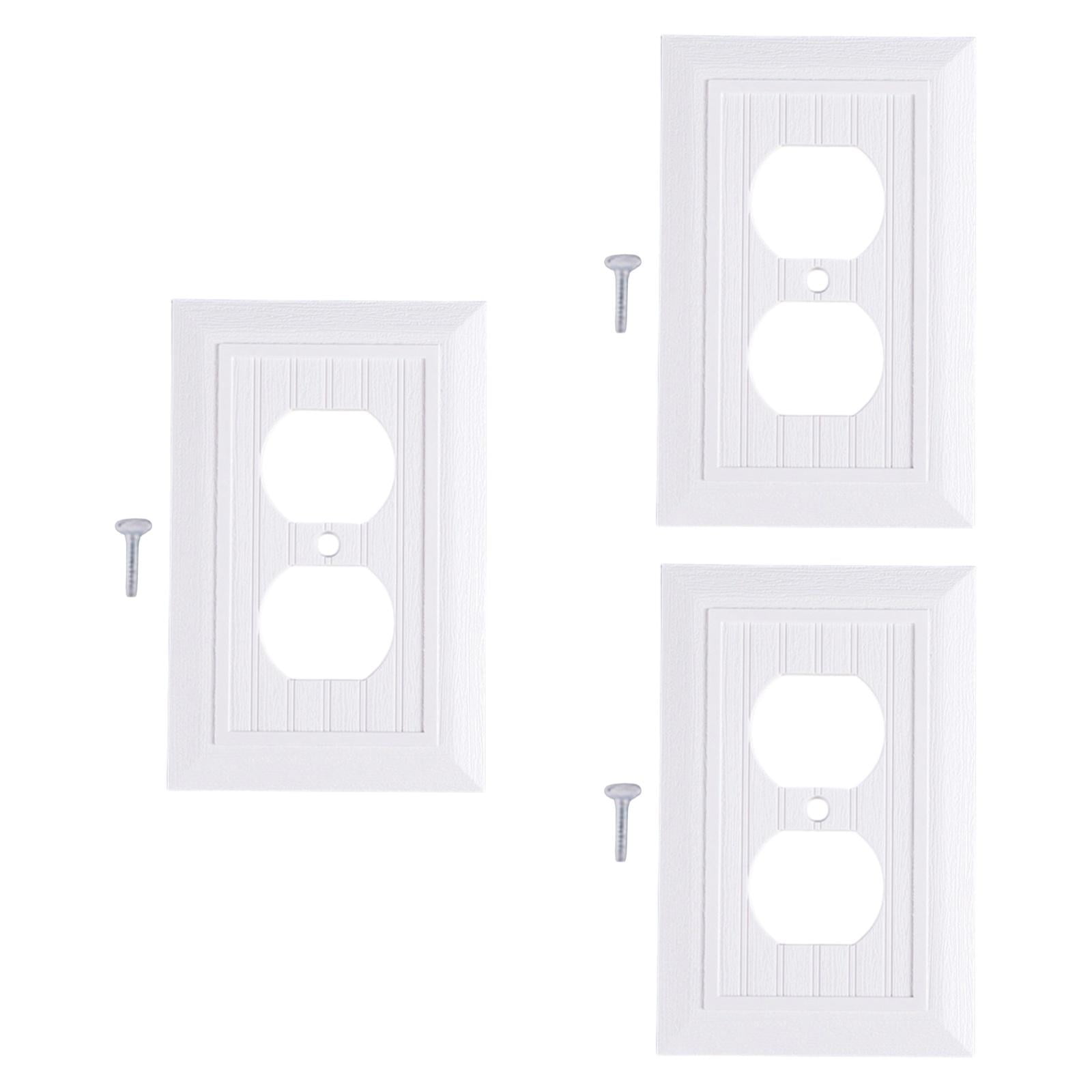 menolana 3Pcs Electrical Outlet Covers Wall Plates Sturdy Easy ...