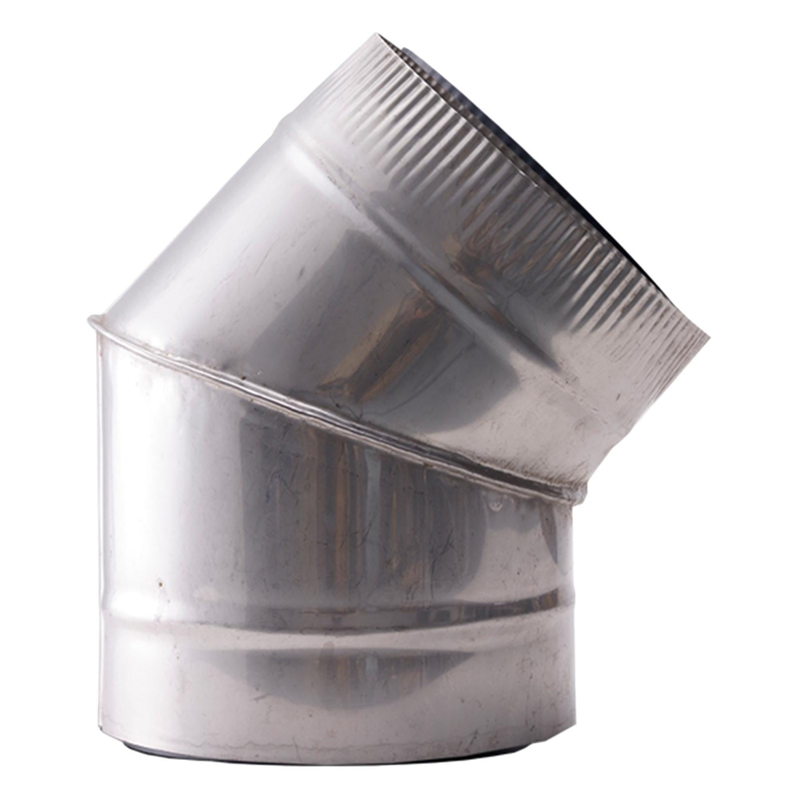 menolana 45 degree Elbow Pipe Heat Resistant Flue Pipe Practical ...