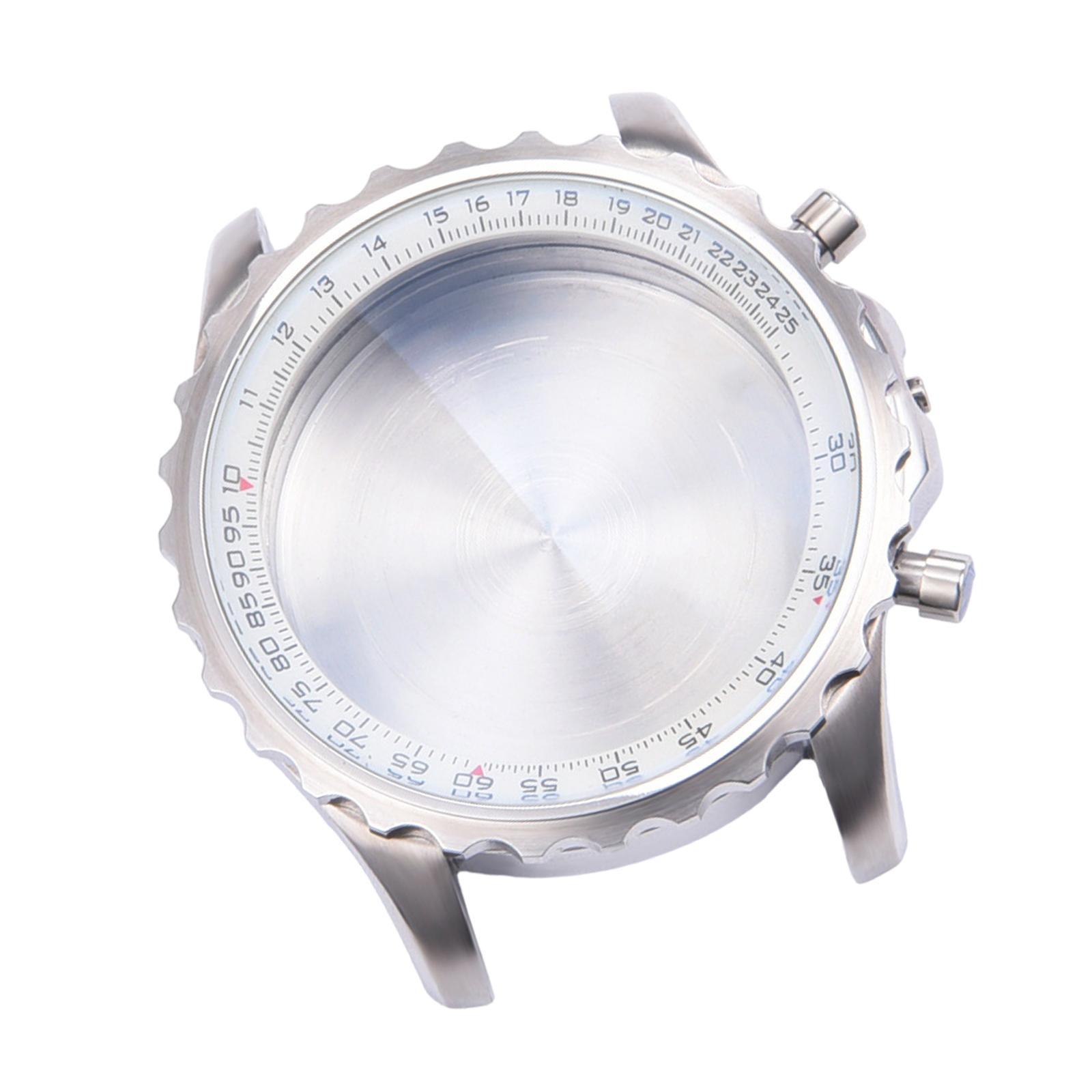 menolana 48mm Stainless Steel Watch Case Accessories Fashion Men's ...