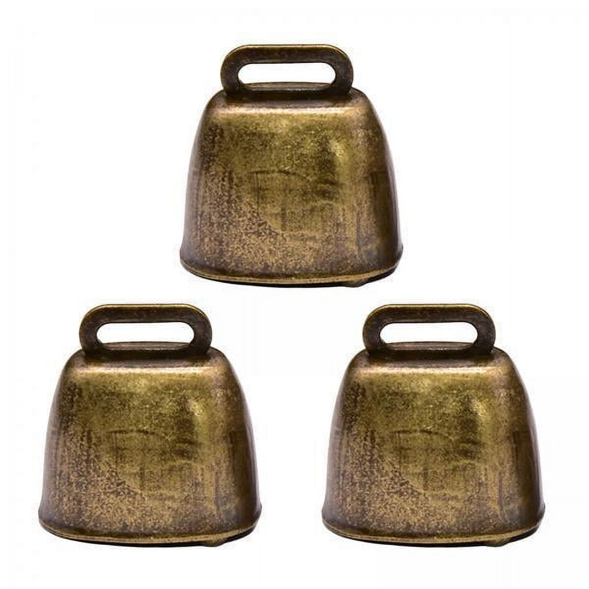 menolana 4x3x Retro Grazing Bell Small Cowbell Loud Bells for Cow Horse ...