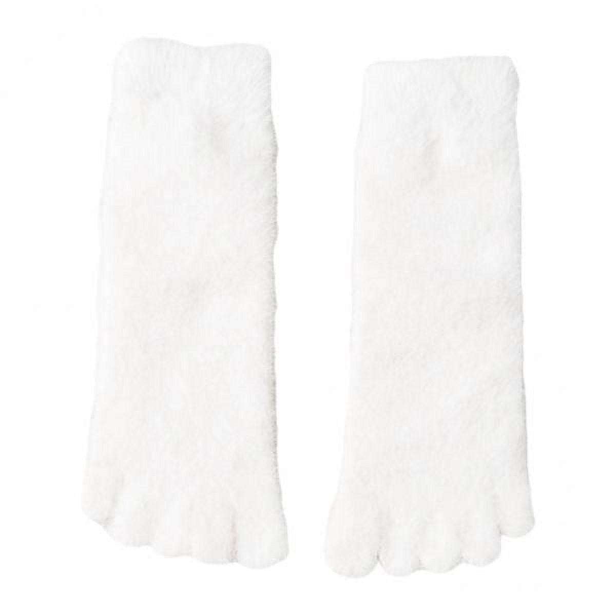 menolana 3xThermal Five Finger Toe Socks Cozy Nylon Girls Women Men ...