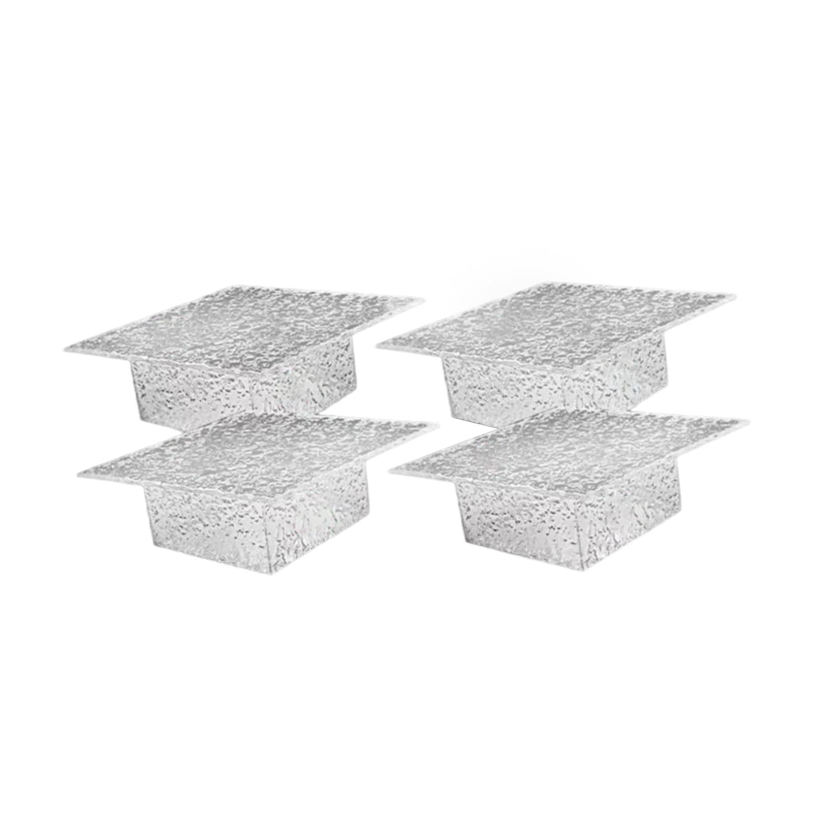 menolana 8 Pieces Acrylic Display Stand Food Riser Catering Dessert Tea ...