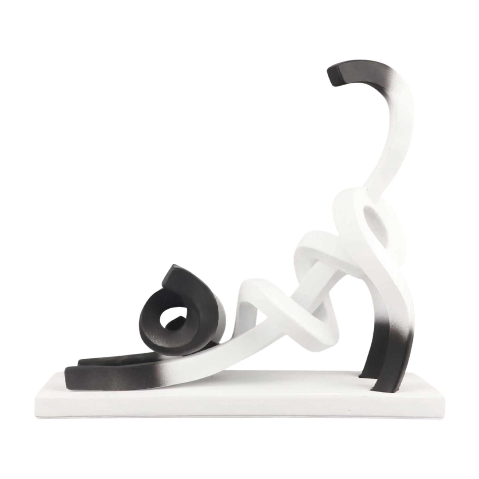 menolana Abstract Cat Statue Cat Figurine Decoration Resin Ornament ...