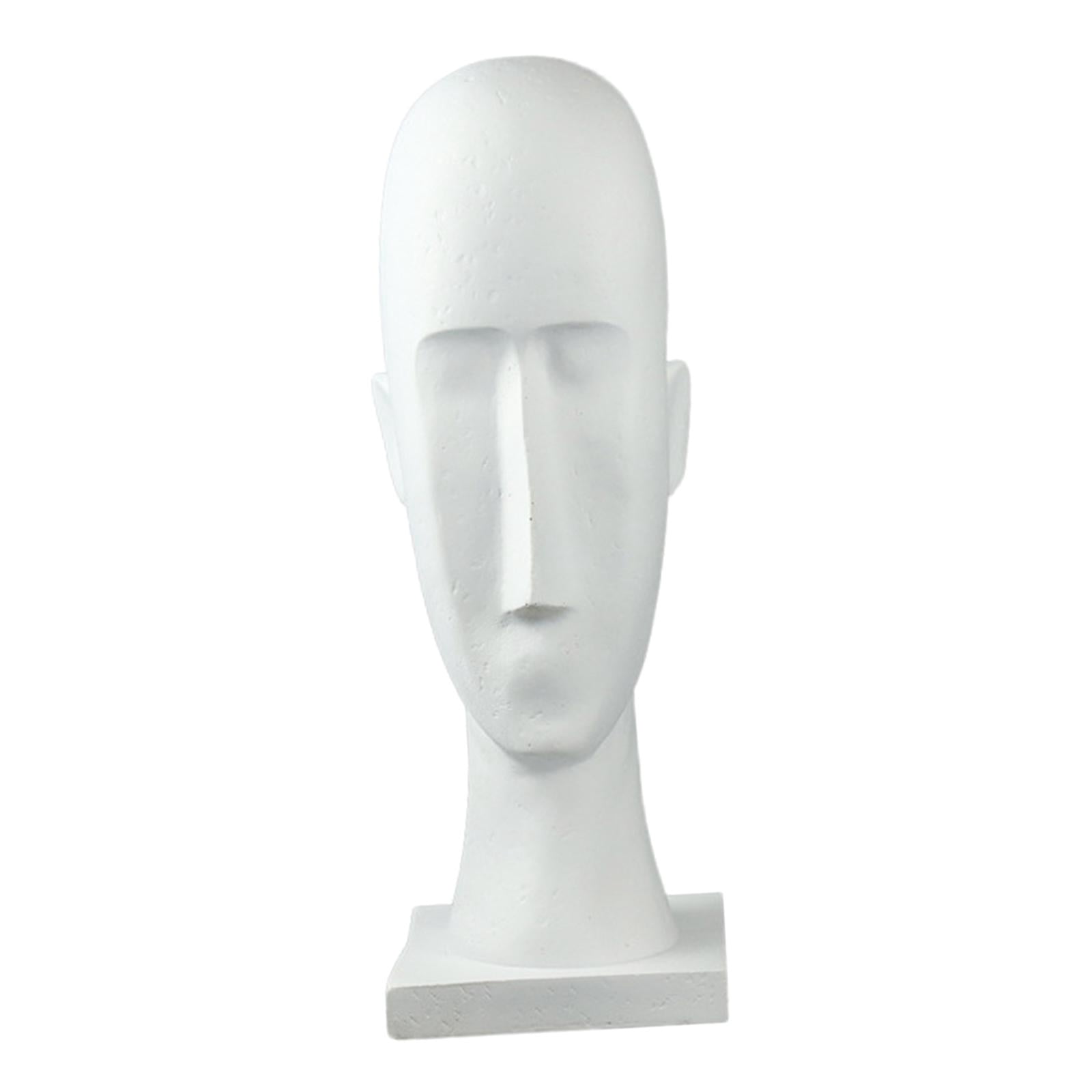menolana Abstract Human Figurine Head Resin Statue Gift Living Room ...