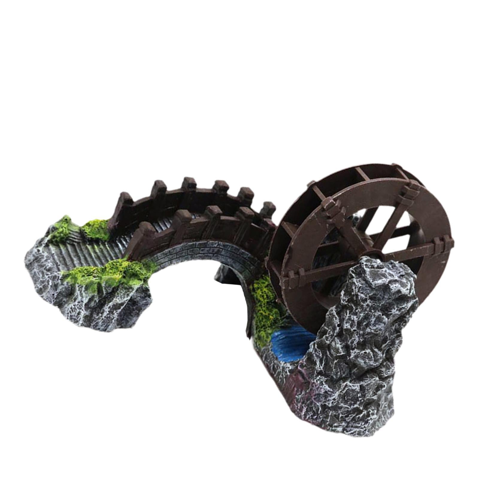 menolana Aquarium Bridge Ornament, Aquarium Underwater Decor ...