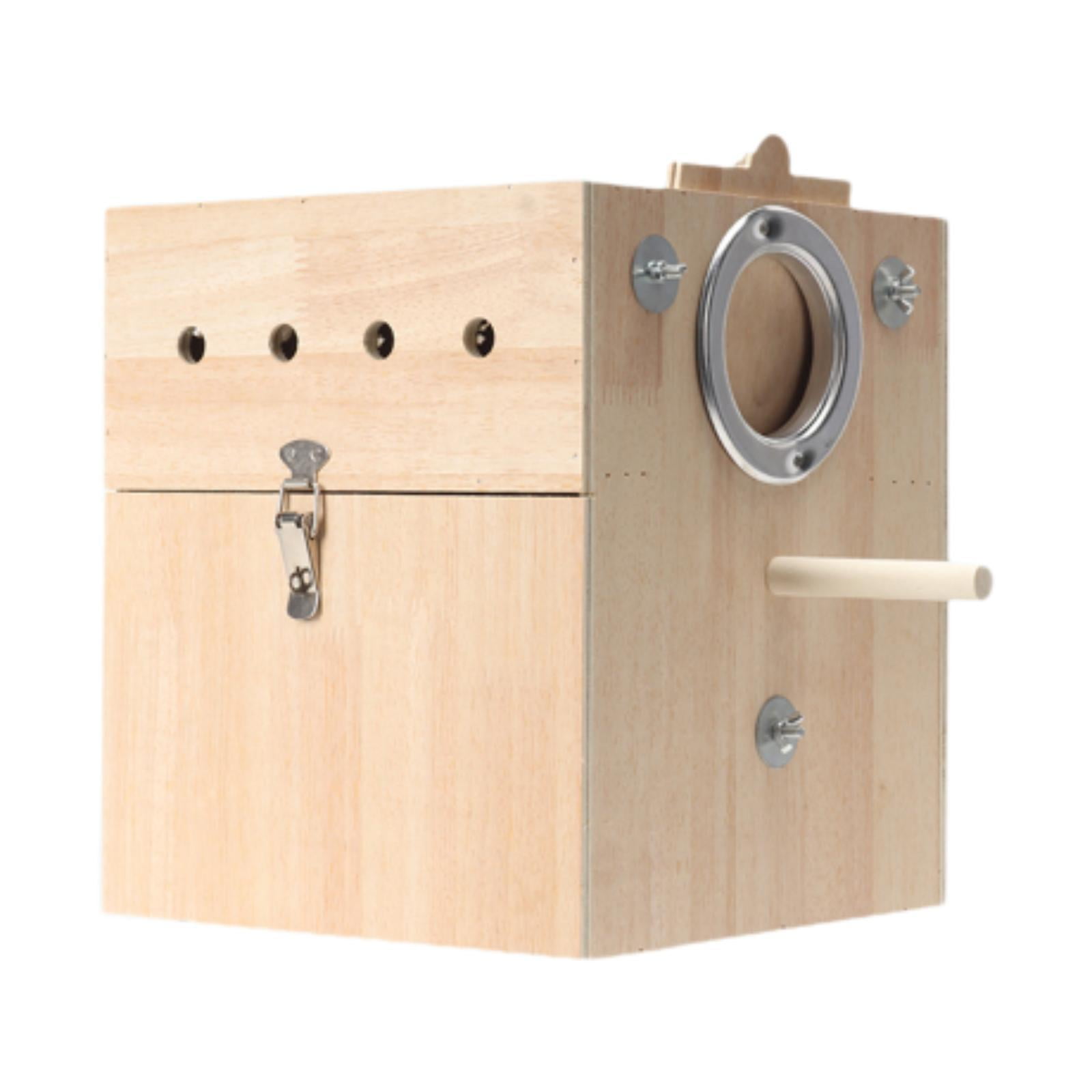 menolana Bird Nest Box Parrot Mating Box Cage Breathable Hatching ...