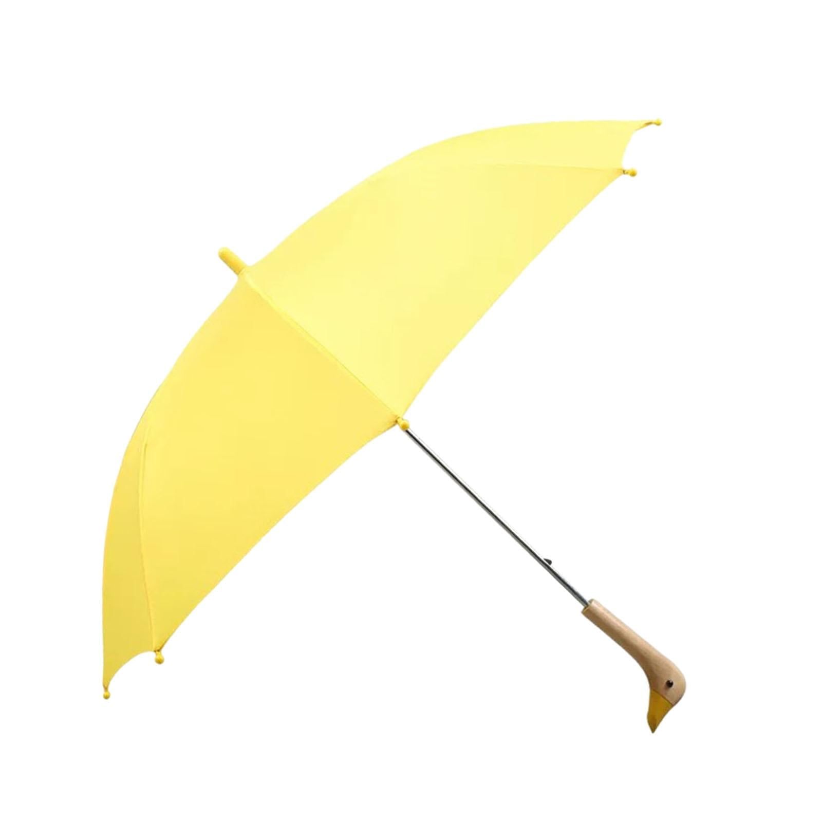 menolana Duck Rain Umbrella with Duck Handle Lovely Lightweight ...