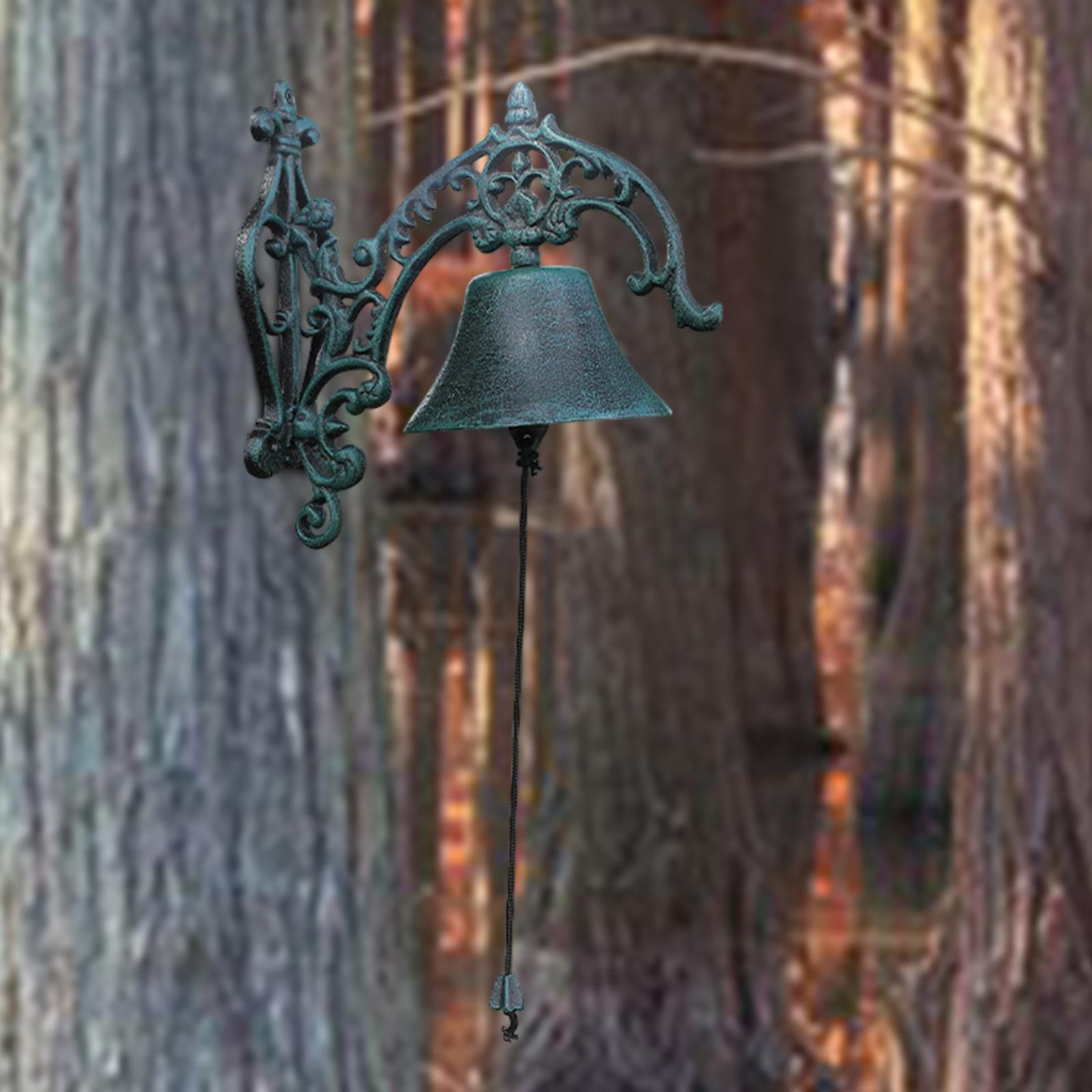 menolana Farmhouse Dinner Bell Bell Wall Mounted Rustic Yard Bell ...