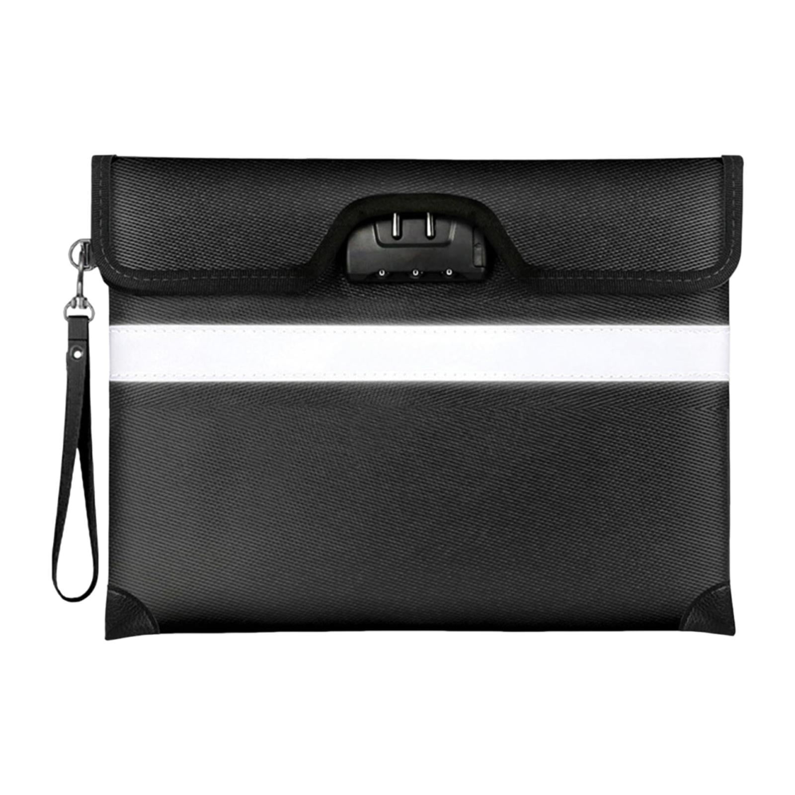 menolana Fireproof Document Bag Document Holder Flame Resistant Travel ...