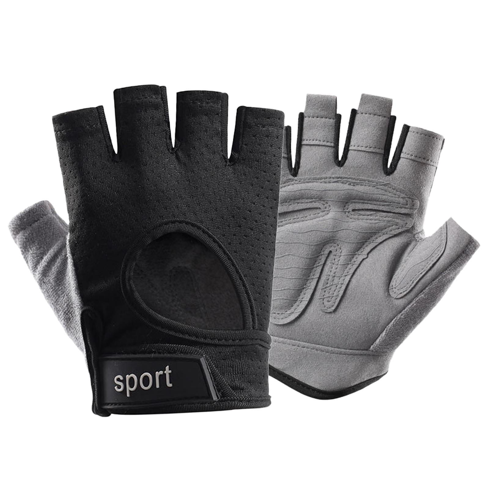 menolana Half Fingers Gloves Workout Gloves Prevents Calluses Anti Wear ...