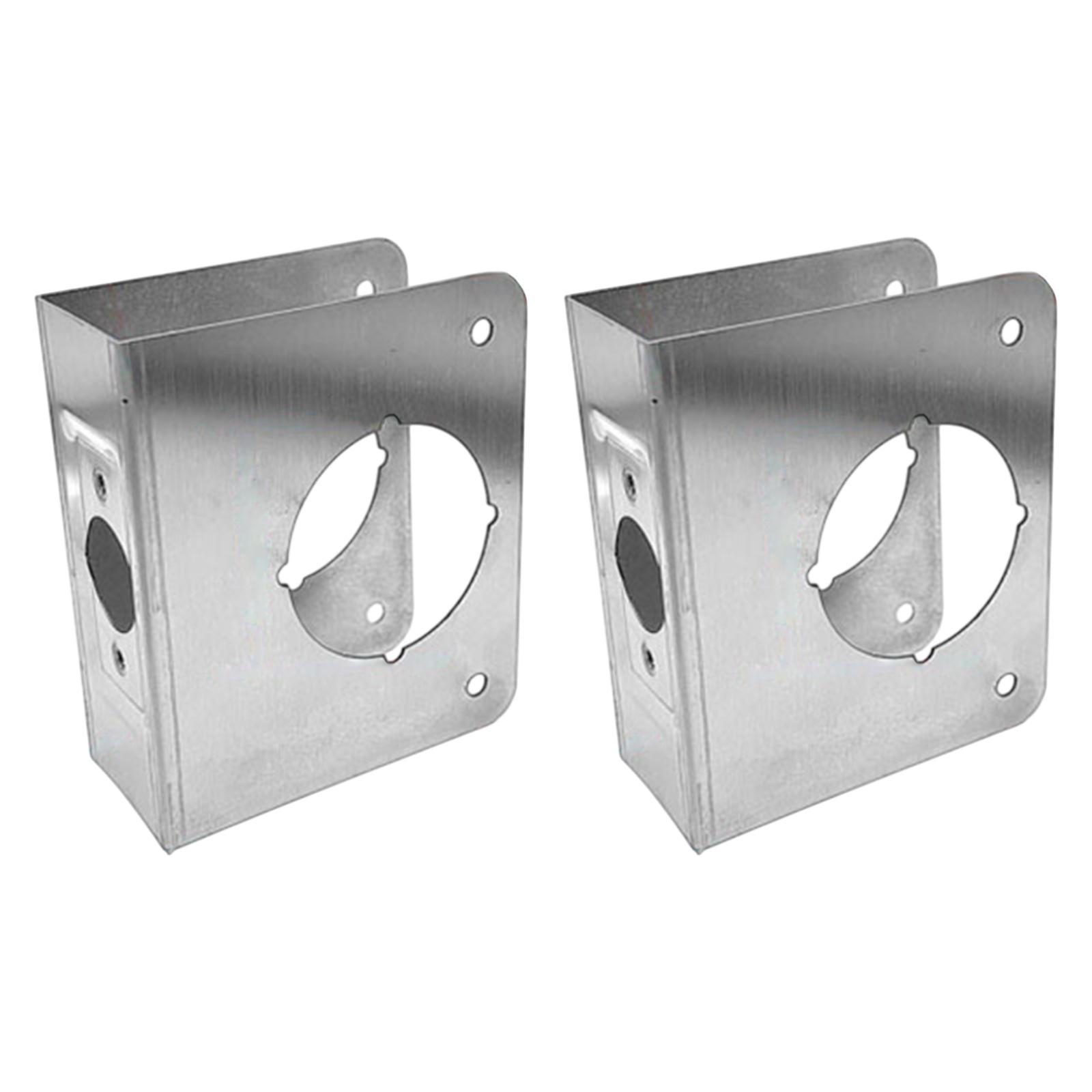 menolana Lock and Door Reinforcement Plate 2-1/8in Single Bore, 2-3/8in ...