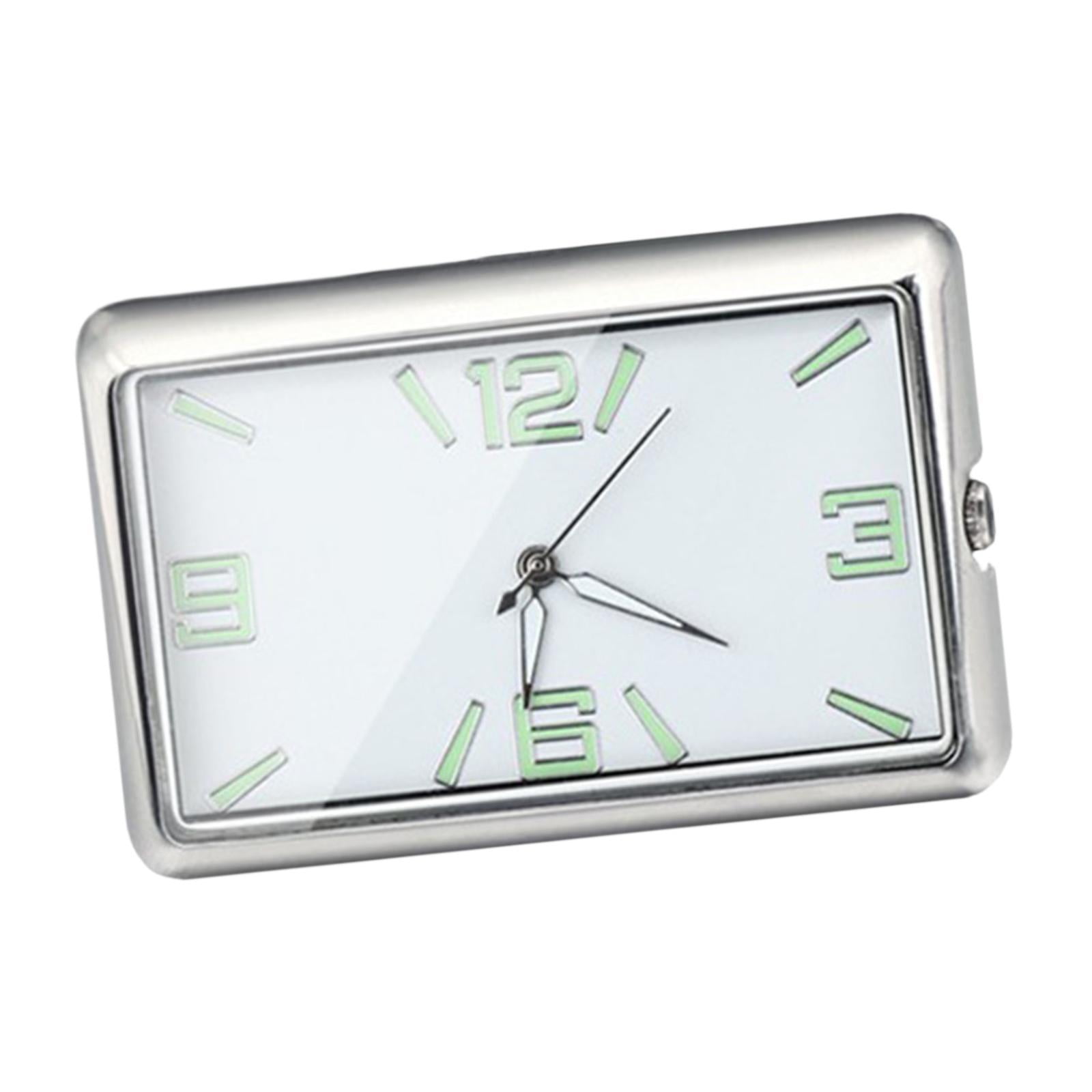 menolana Luminous Clock Analog Air Vent Clock Office Stick on Clock for ...