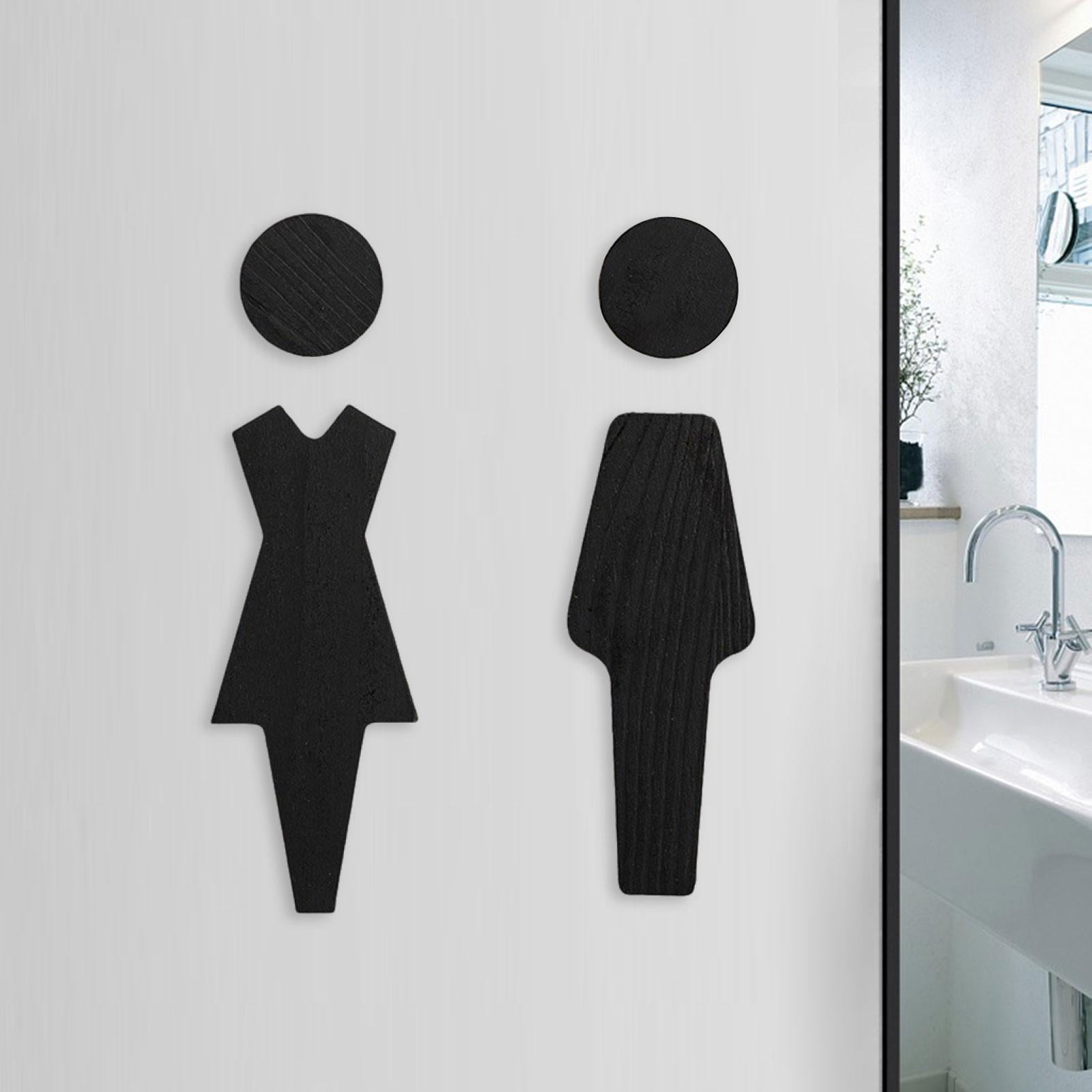 menolana Men and Women Restroom Signages Bathroom Door Signs Practical ...