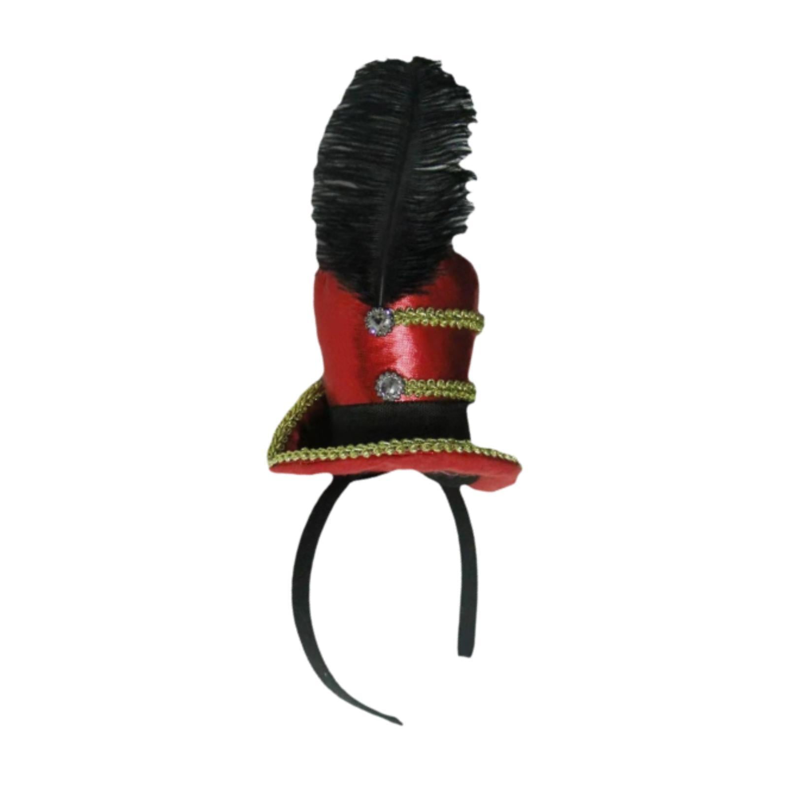 menolana Mini Top Hat Headband Costume Accessory Fascinator Tea Party ...