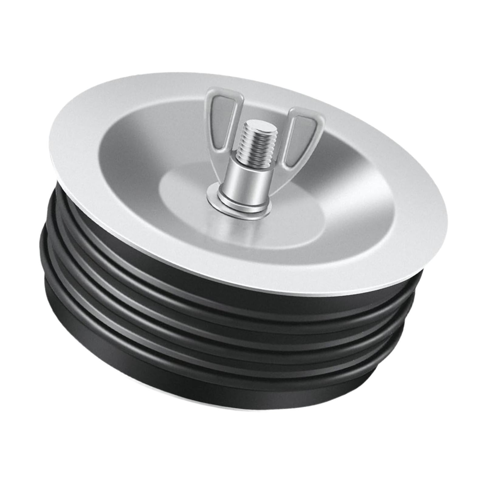 menolana Sewage Pipe Cap Mechanical Test Plug Metal Sewer Cleanout Cap ...