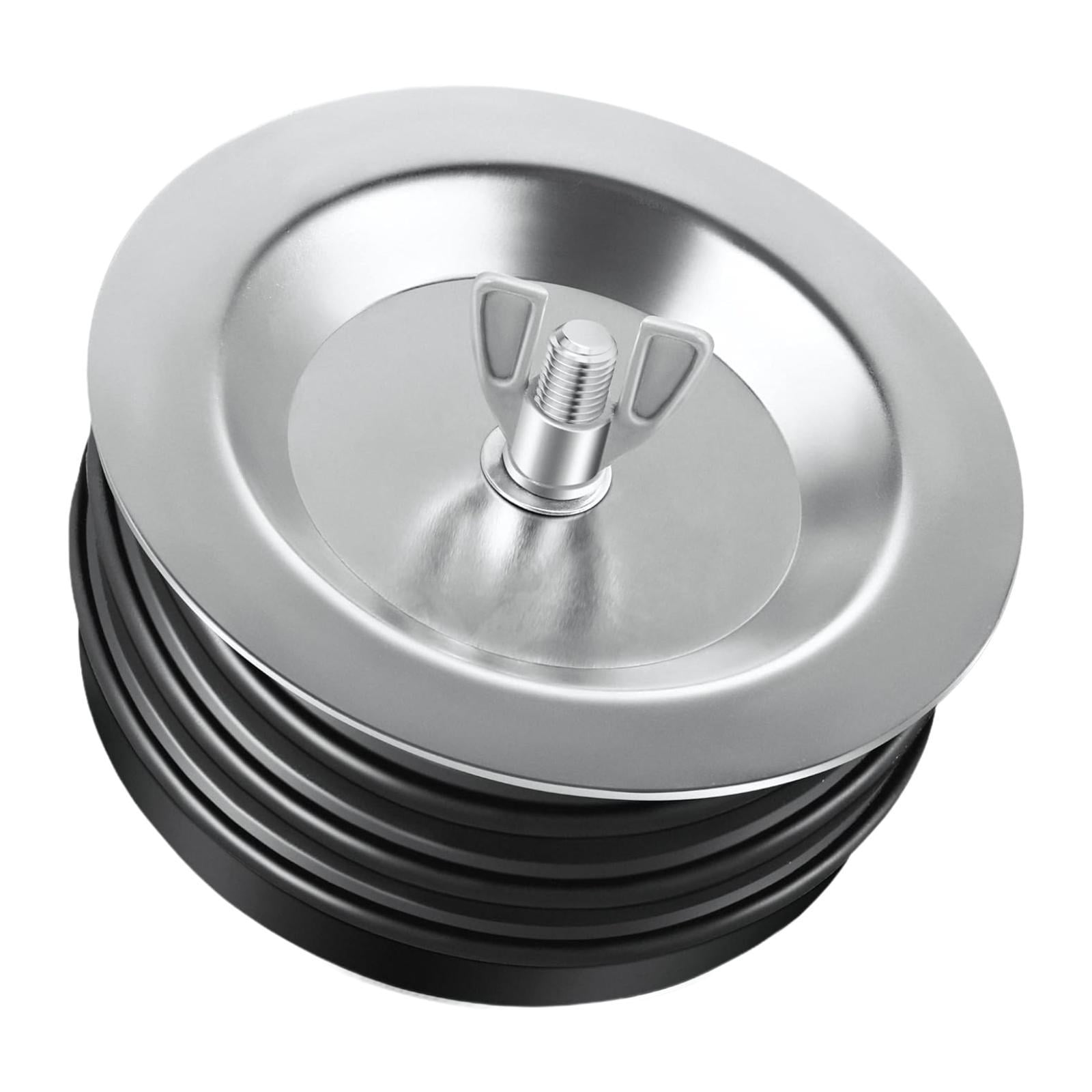 menolana Sewage Pipe Cap Mechanical Test Plug Metal Sewer Cleanout Cap ...