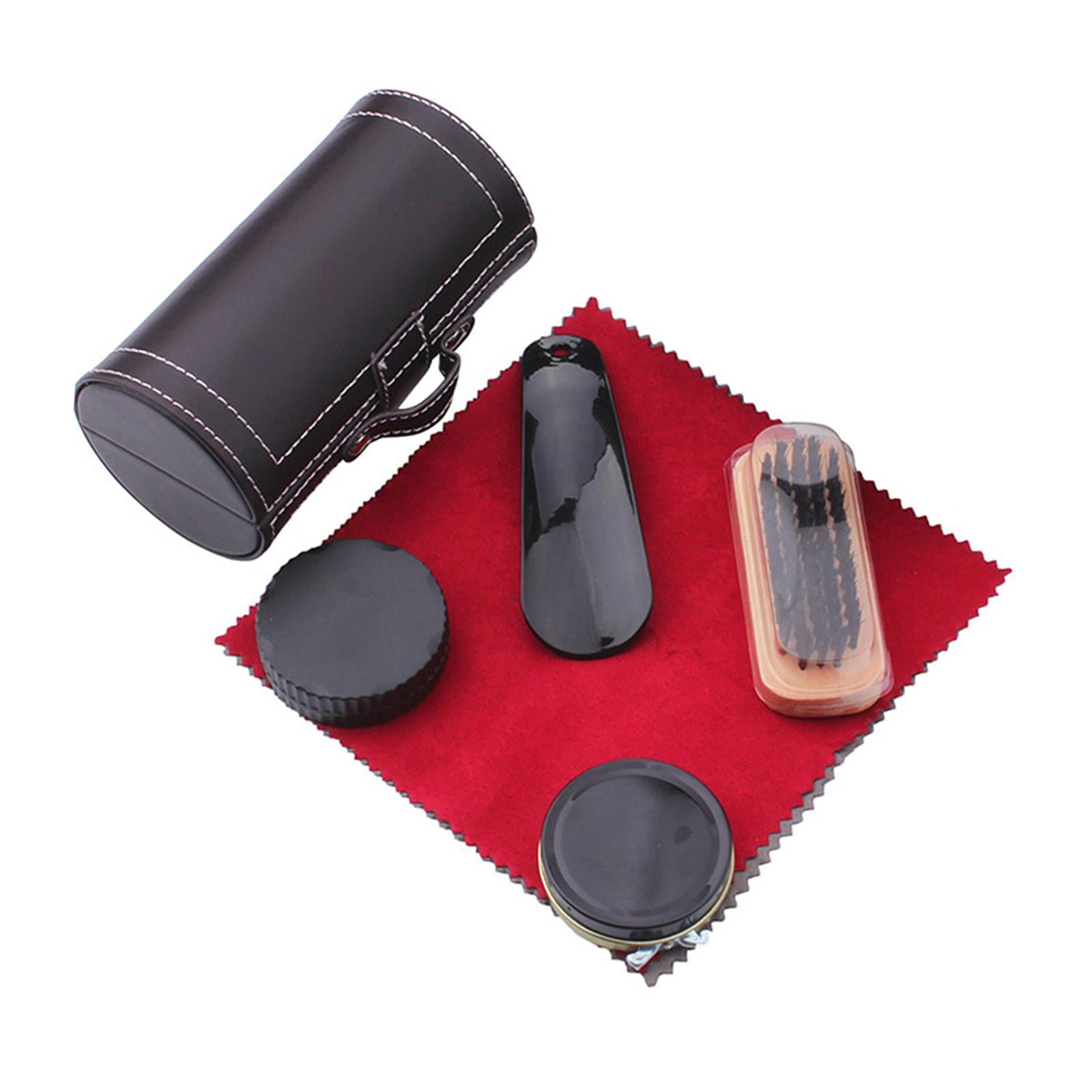 menolana Shoe Care Kit Travel with Shoe Brushes Shoe Cleaner for Men ...