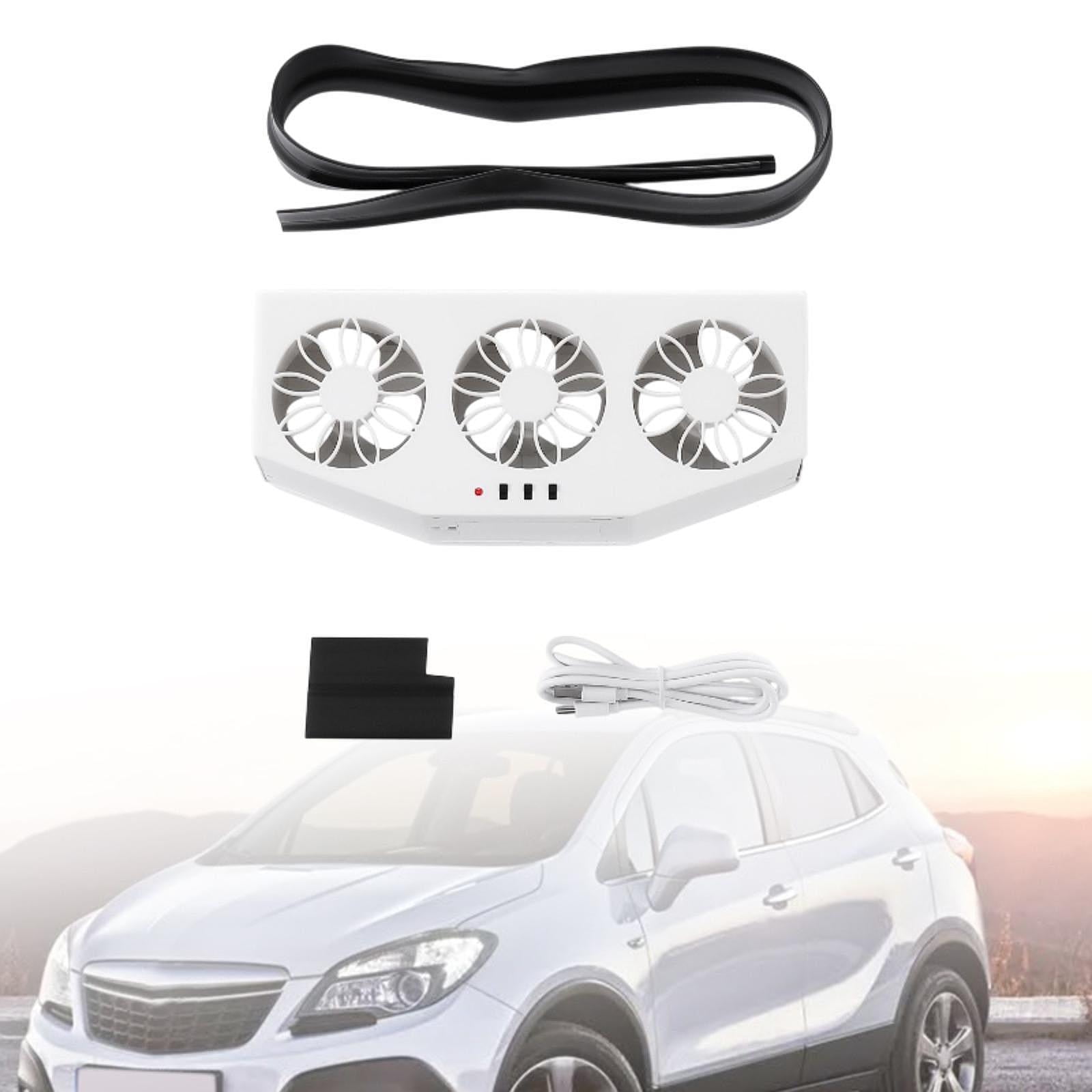 menolana Solar Power Car Exhaust Fan Ventilation Auto Air Vent ...