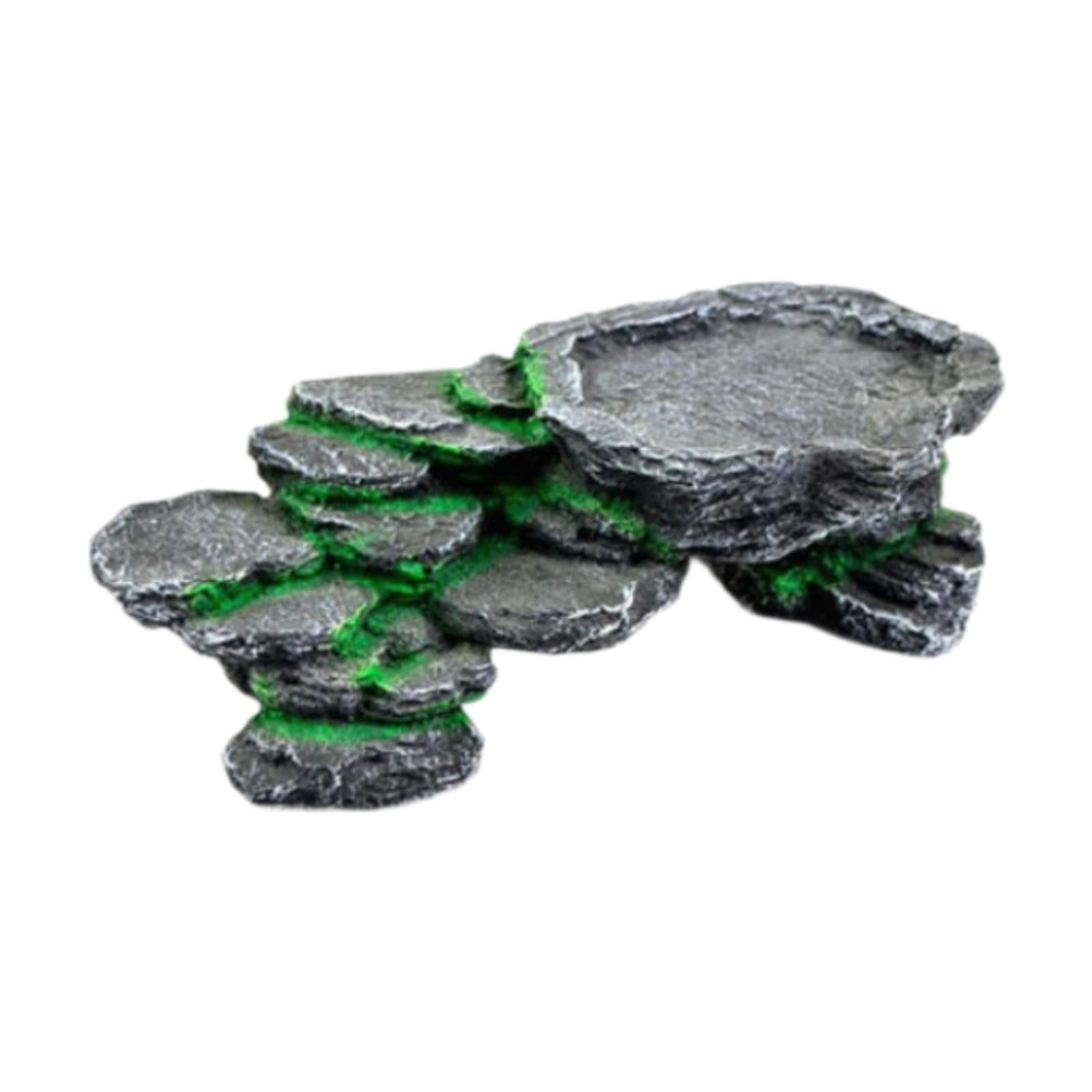 menolana Turtle Hide Out Turtle Ramp Large Area Resin Cave Aquarium ...