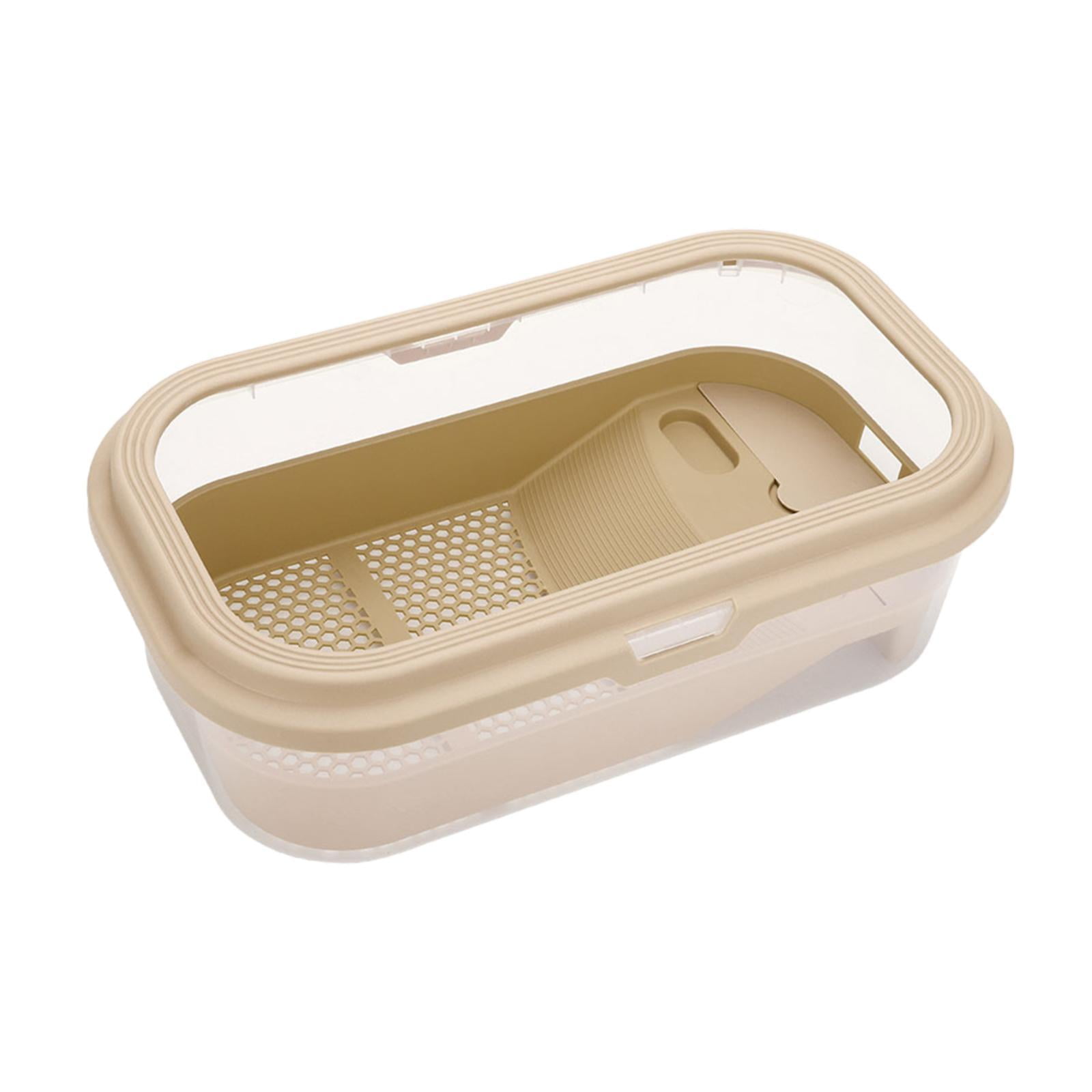 menolana Turtle Tank Detachable Indoor Container Habitat Reptile Tank ...