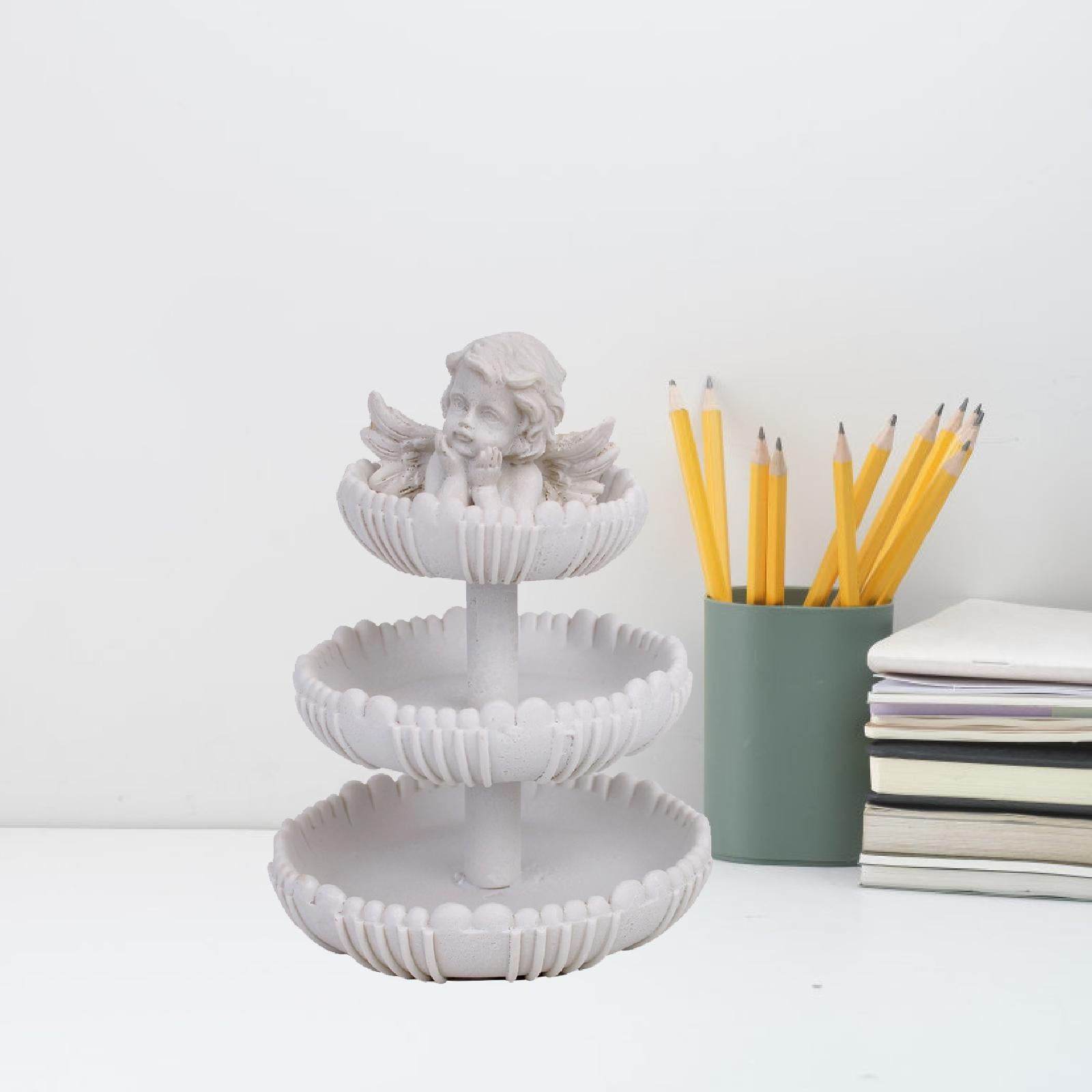 menolana Wishing Angel Figurine Theme Sculpture Statuette European ...