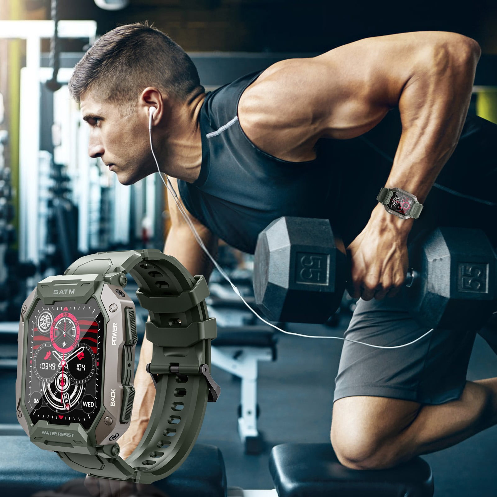 mens smart watch smart watch for android smart watch womens Calling ...