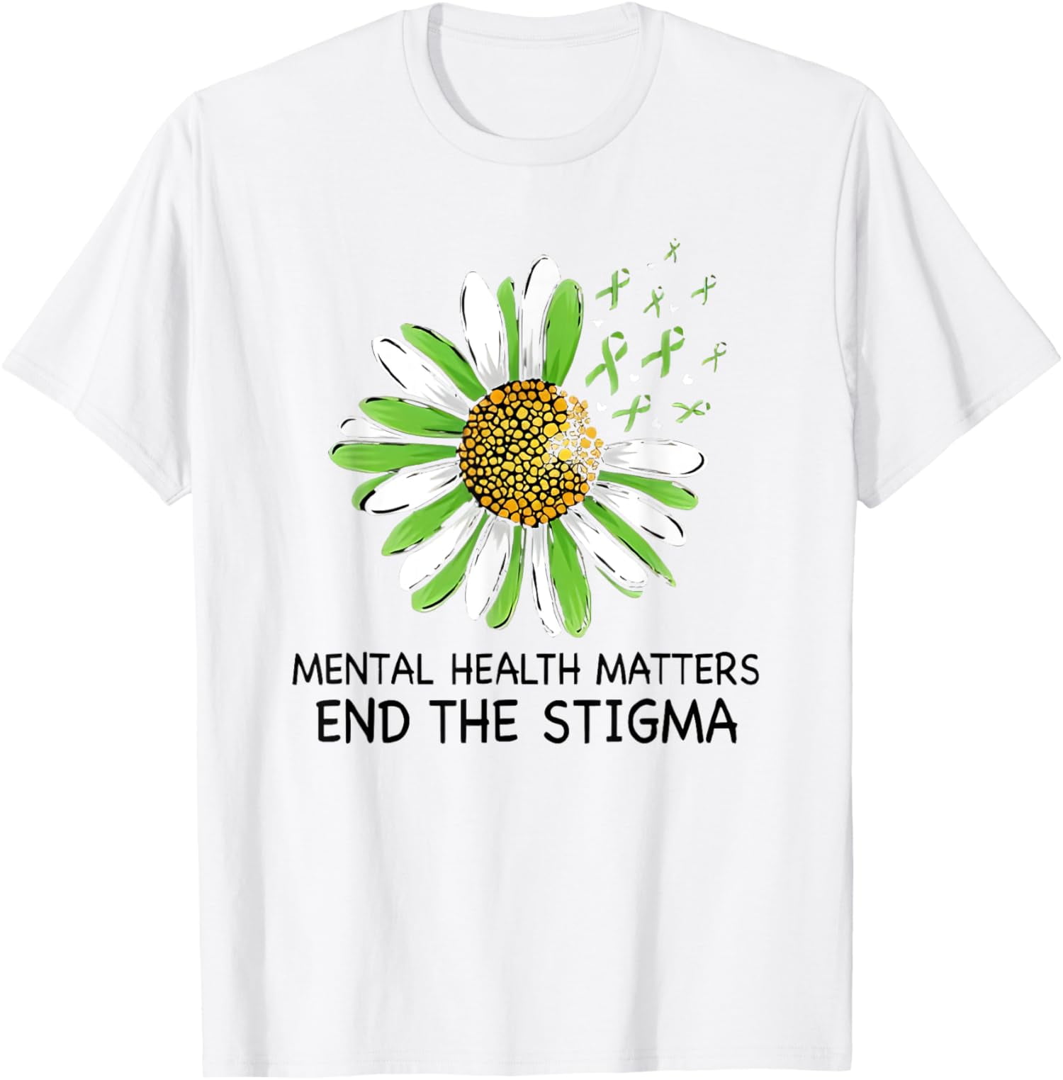 mental health matters end the stigma T-Shirt - Walmart.com