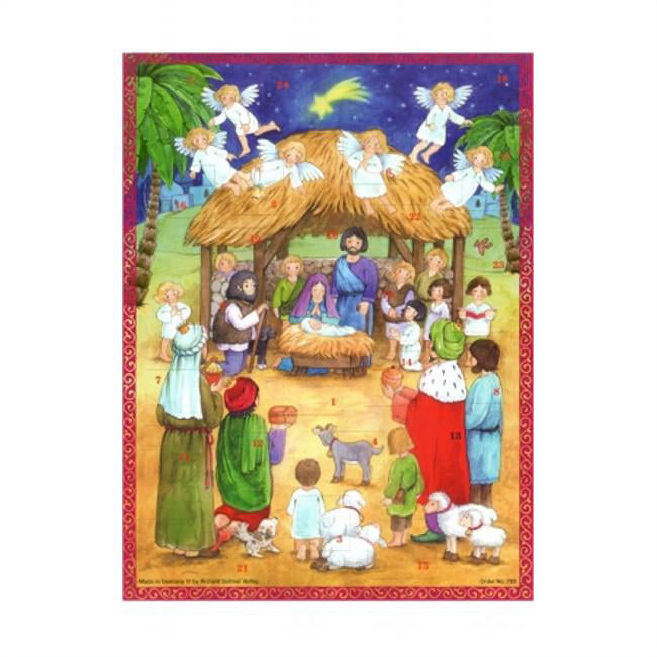 mer Advent - Large Nativity with Children - Walmart.com