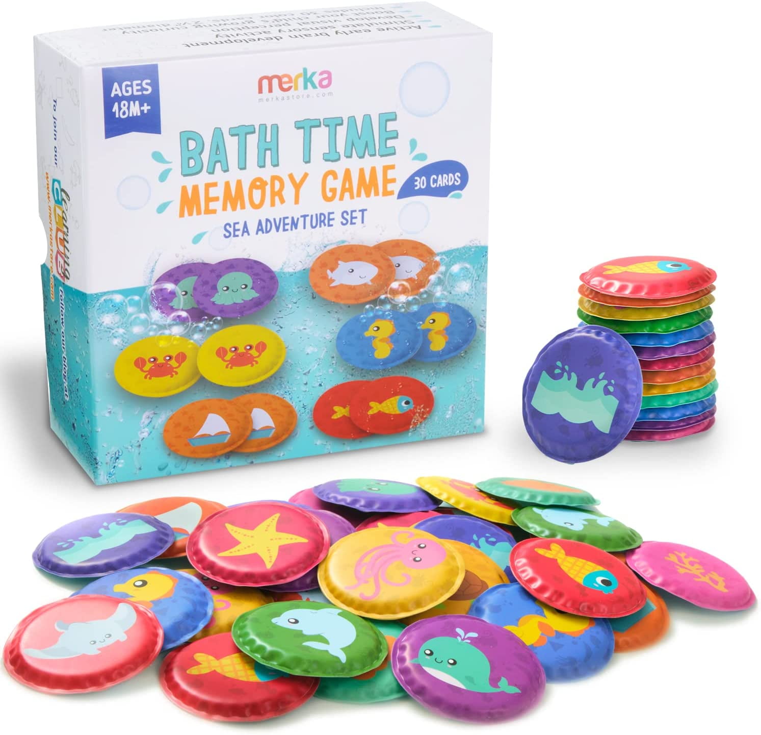 merka Bath Toys for Toddlers Age 2-4 Toddler Bath Toys Age 2-4 Foam ...